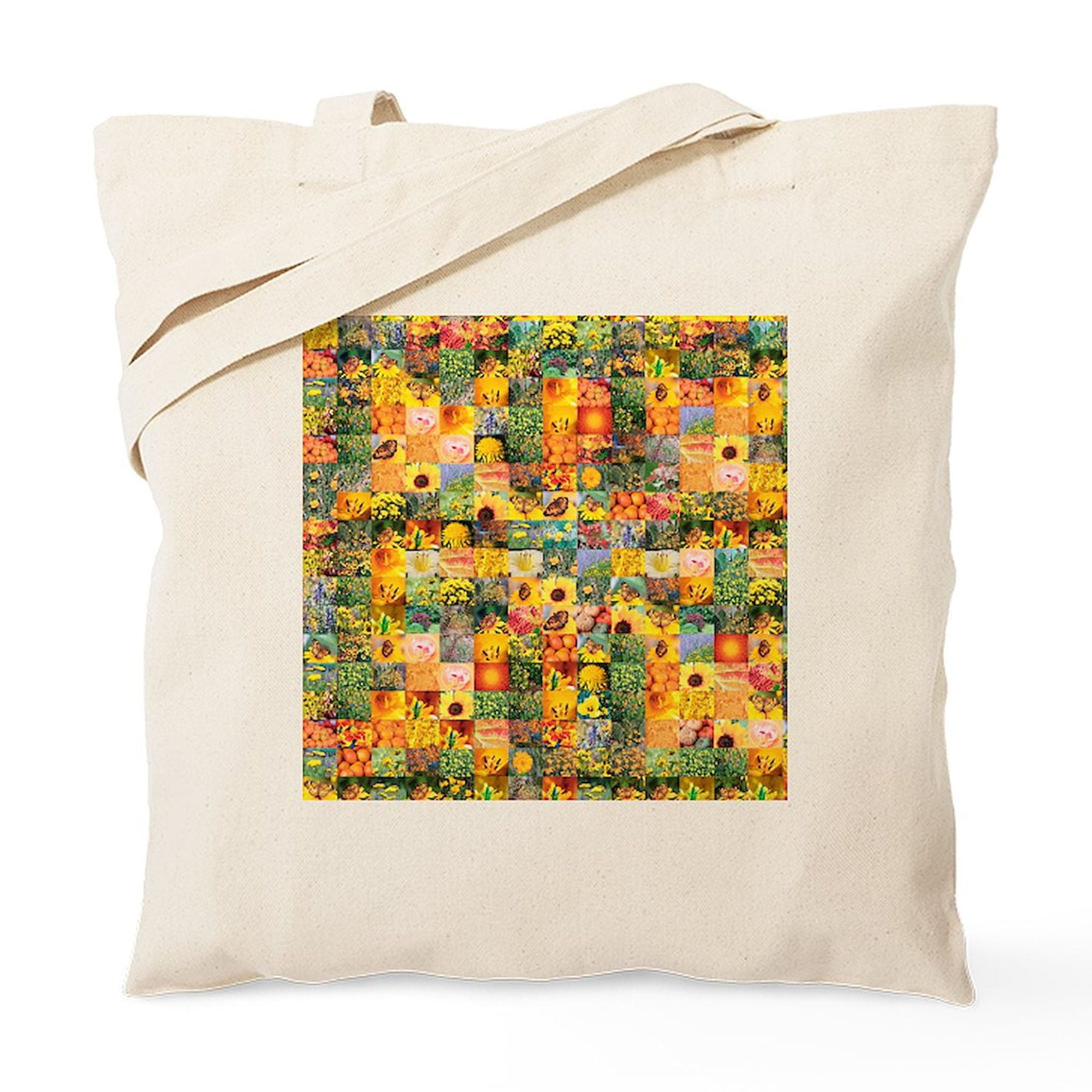 CafePress - Spring Flower Patchwork Quilt Tote Bag - Unisex Canvas Tote ...