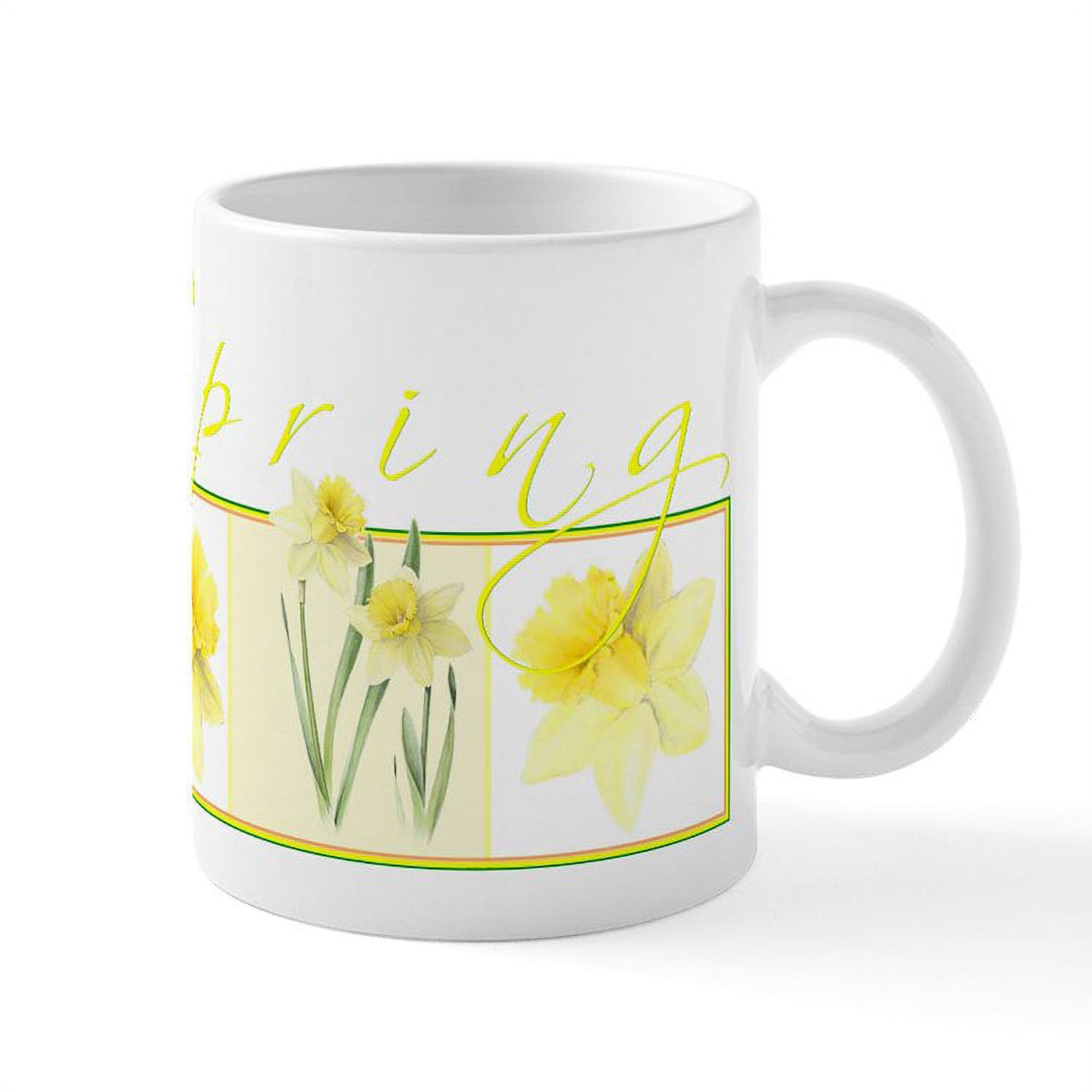 CafePress - Spring Mugs - 11 oz Ceramic Mug - Novelty Coffee Tea Cup ...
