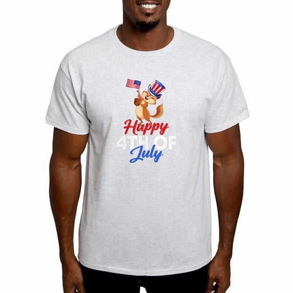 CafePress - Squirrel 4Th Of July America Funny USA Flag Squirr Men's ...