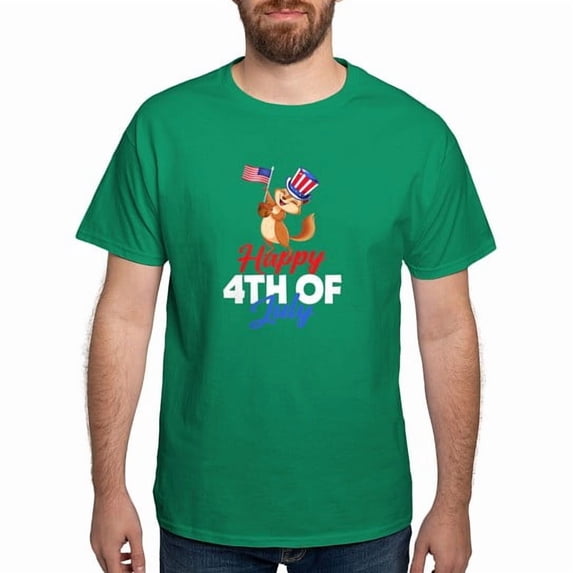 CafePress - Squirrel 4Th Of July America Funny USA Flag Squirr Men's ...