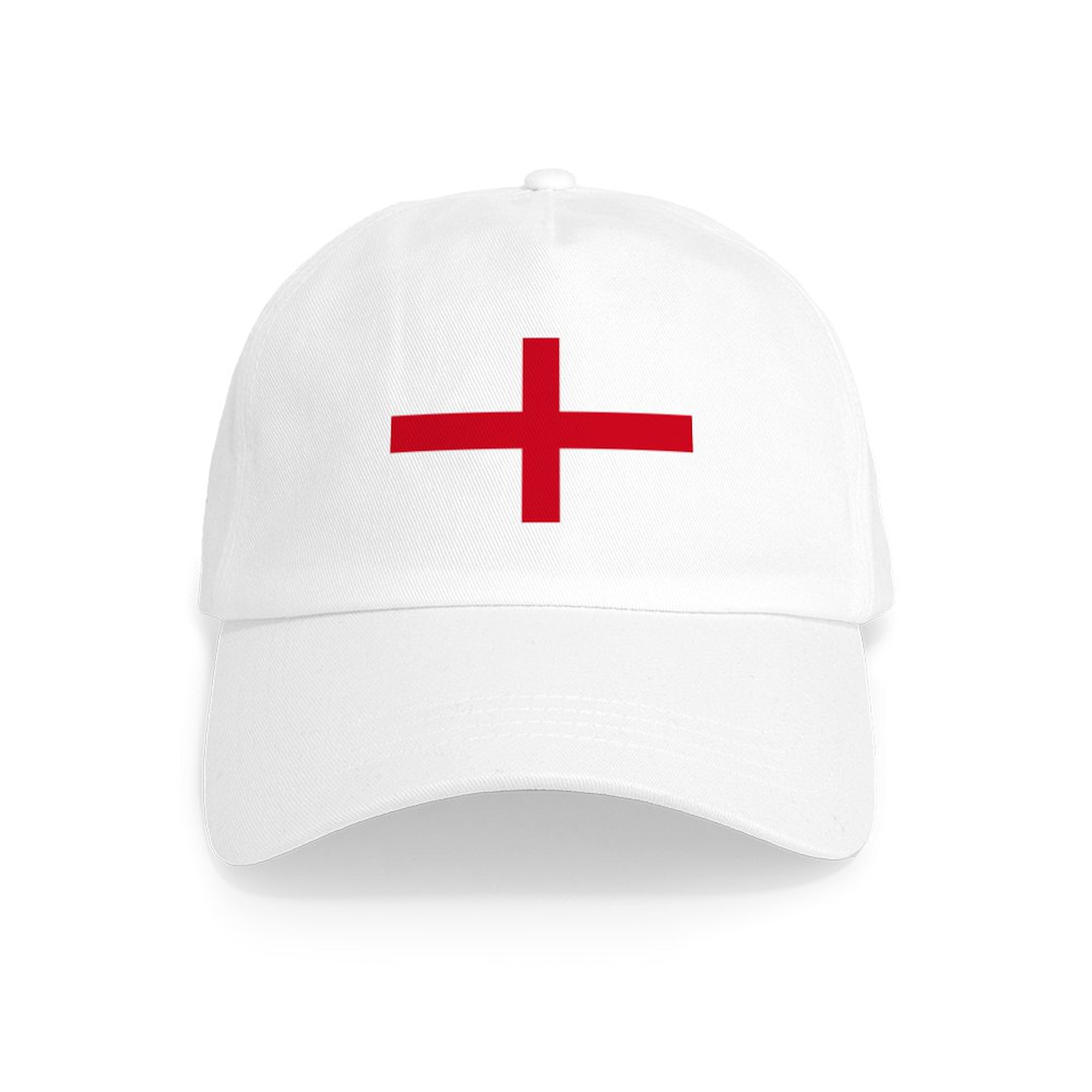 CafePress - St George Cross England Flag Cap - Adjustable 100% Brushed ...