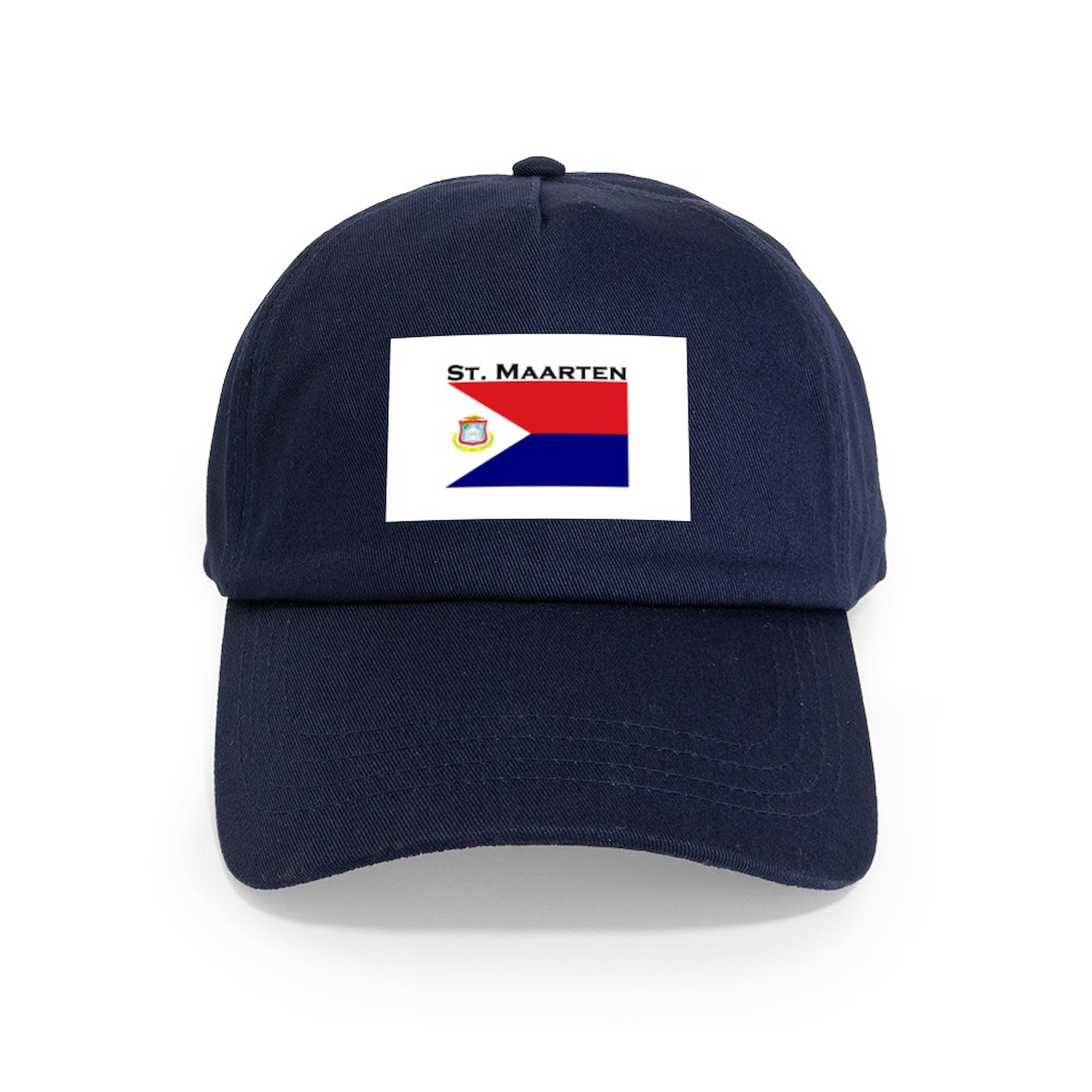 CafePress - St. Maarten Flag Cap - Adjustable 100% Brushed Unisex ...