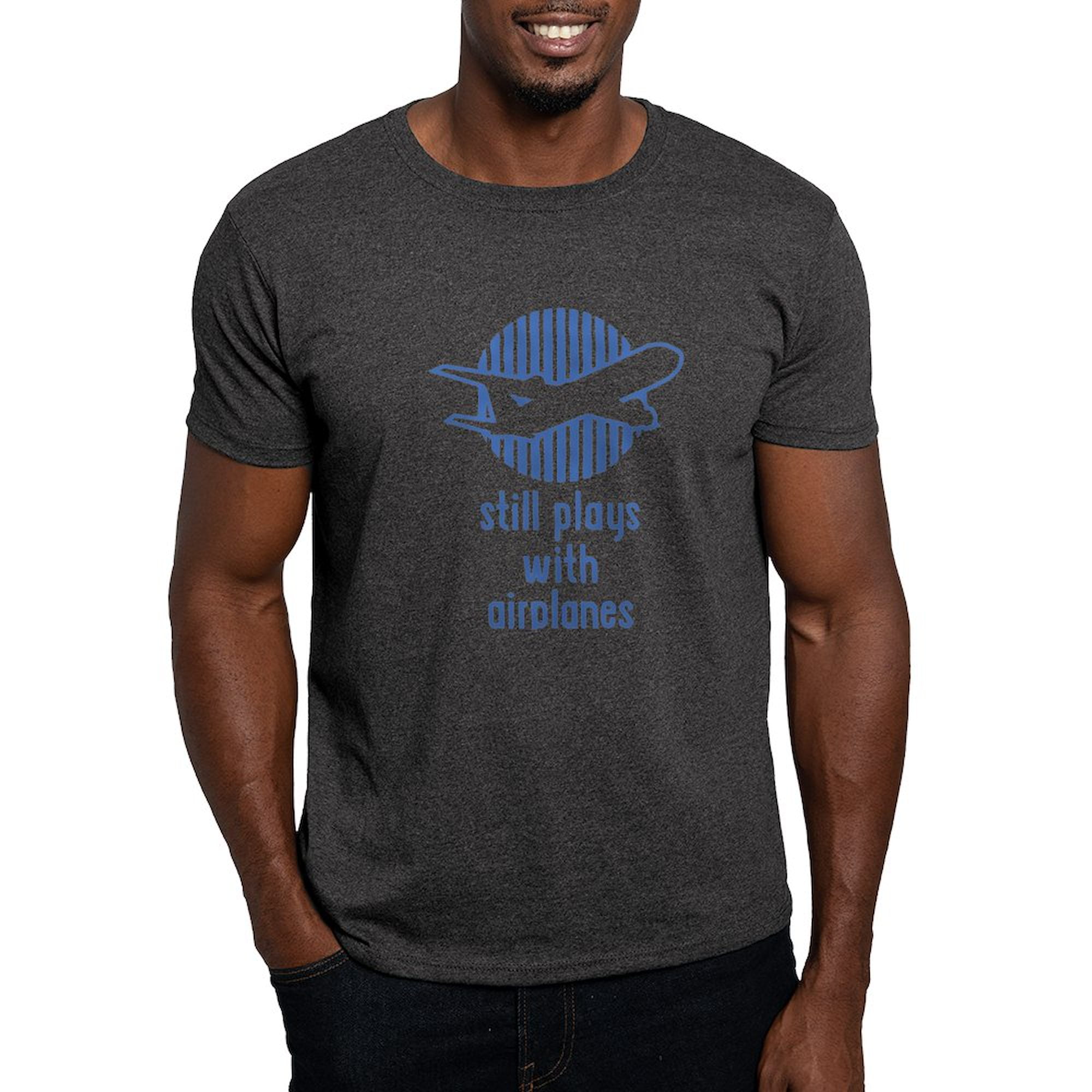 CafePress - Still Plays With Airplanes Dark T Shirt - Men's Classic ...