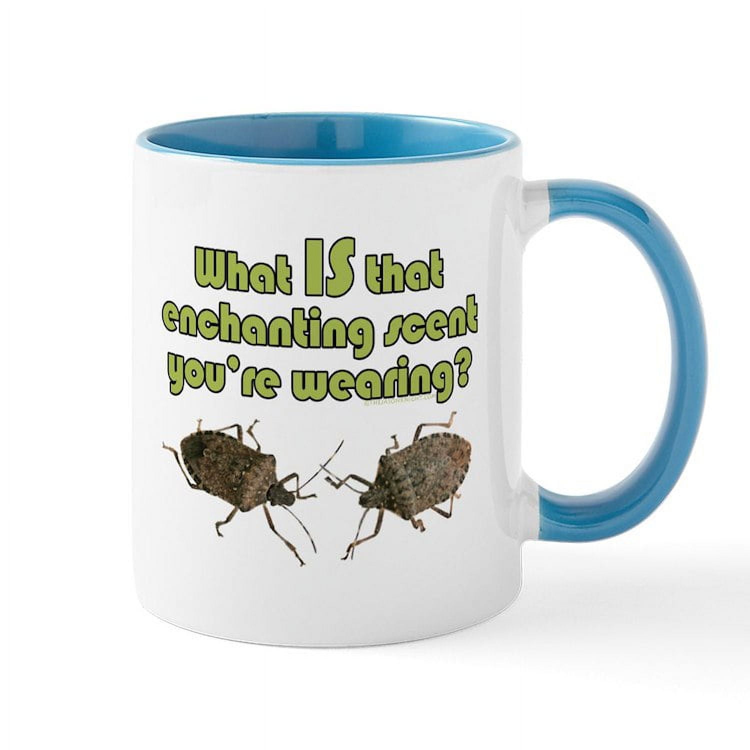 CafePress - Stink Bugs Enchant Lgt Mugs - 11 oz Ceramic Mug - Novelty ...