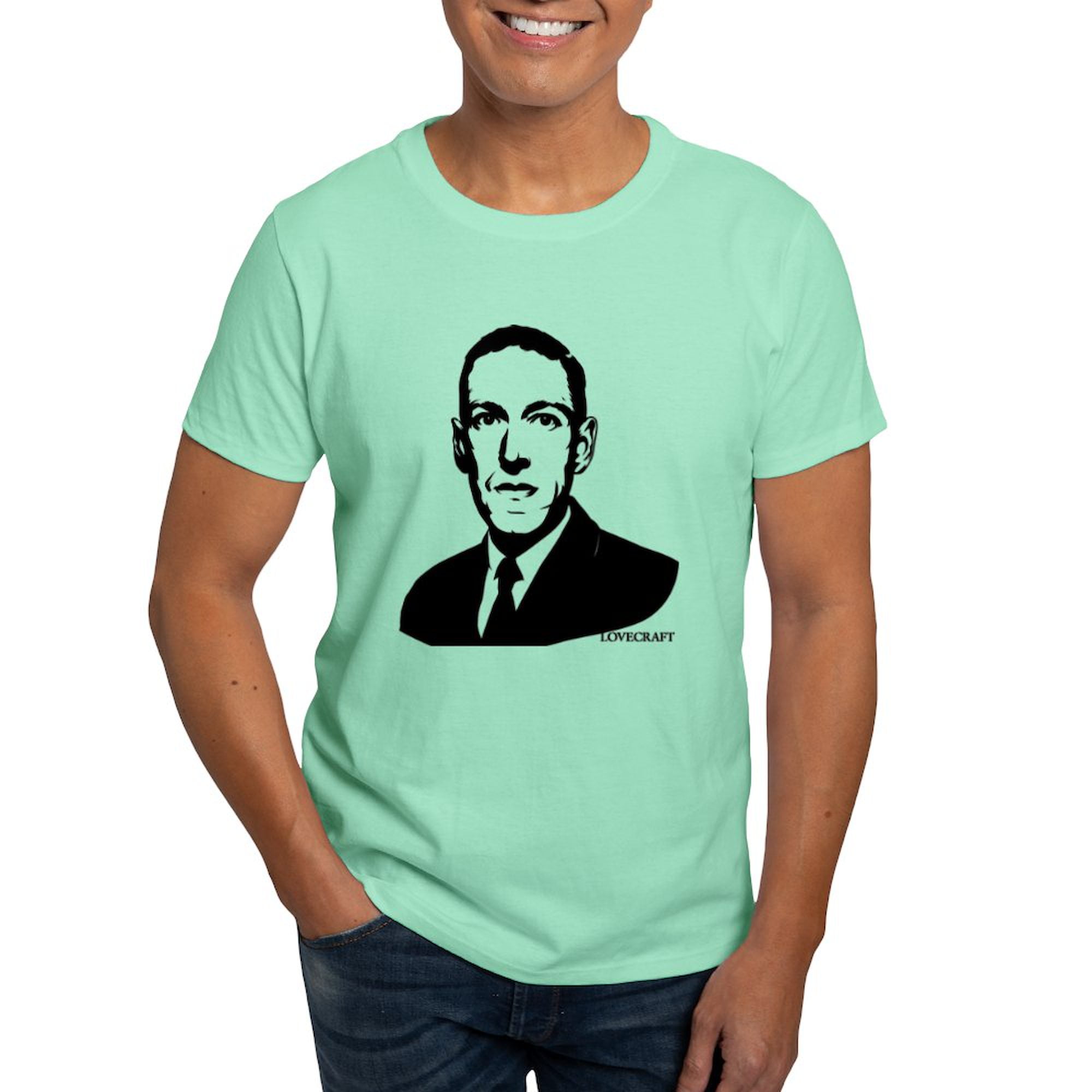 CafePress - Strk3 H.P. Lovecraft Dark T Shirt - Men's Classic Graphic Cotton T-Shirt - Walmart.com