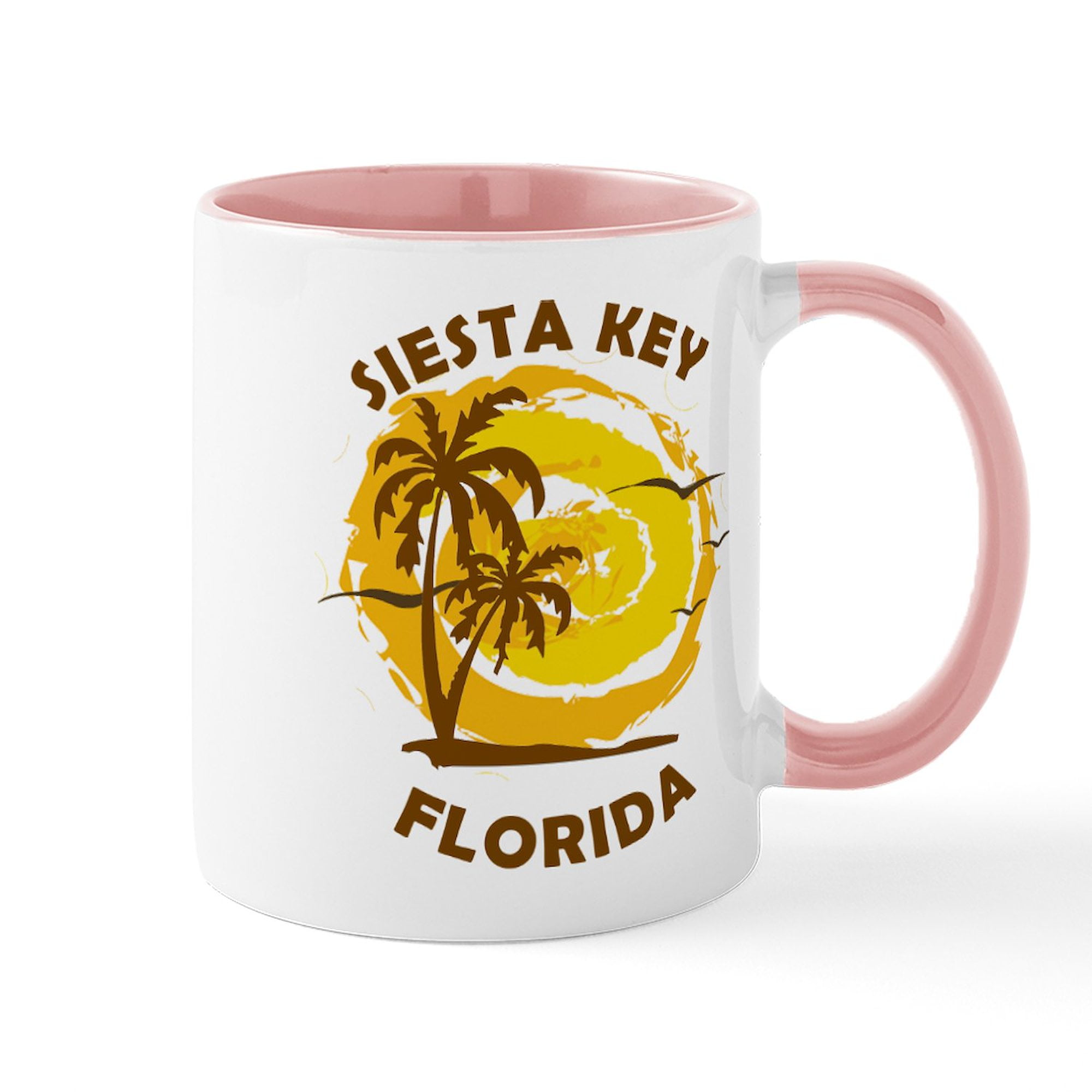 CafePress - Summer Siesta Key Florida Mugs - 11 oz Ceramic Mug ...