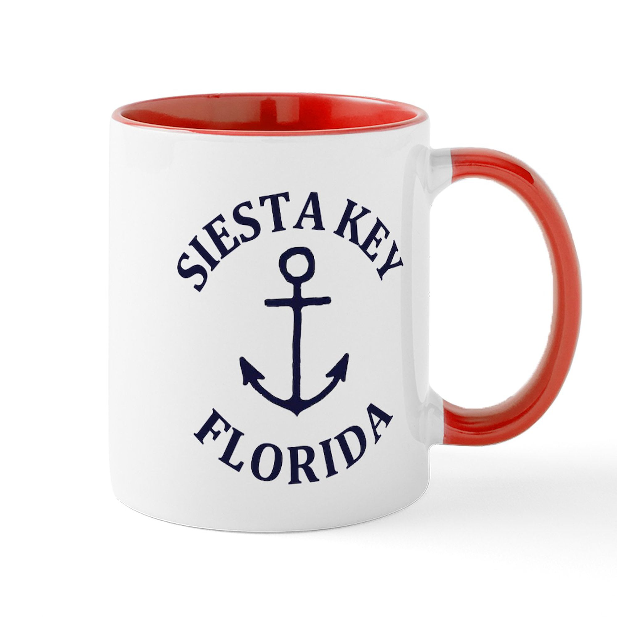 CafePress - Summer Siesta Key Florida Mugs - 11 oz Ceramic Mug ...