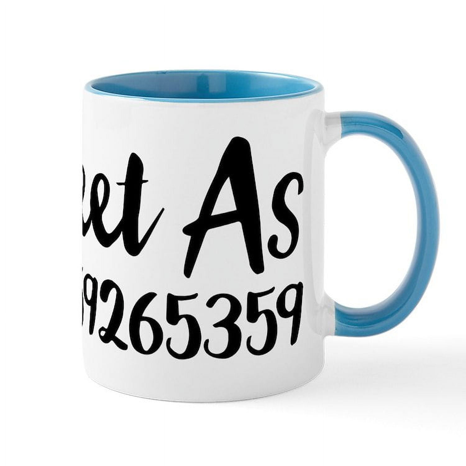 CafePress - Sweet As 3.14 Mug - 11 oz Ceramic Mug - Novelty Coffee Tea ...