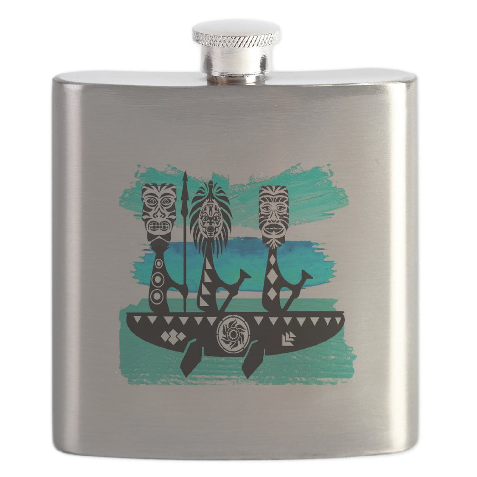 CafePress - THE JOURNEYS ON Flask - Stainless Steel Flask, 6oz Drinking ...