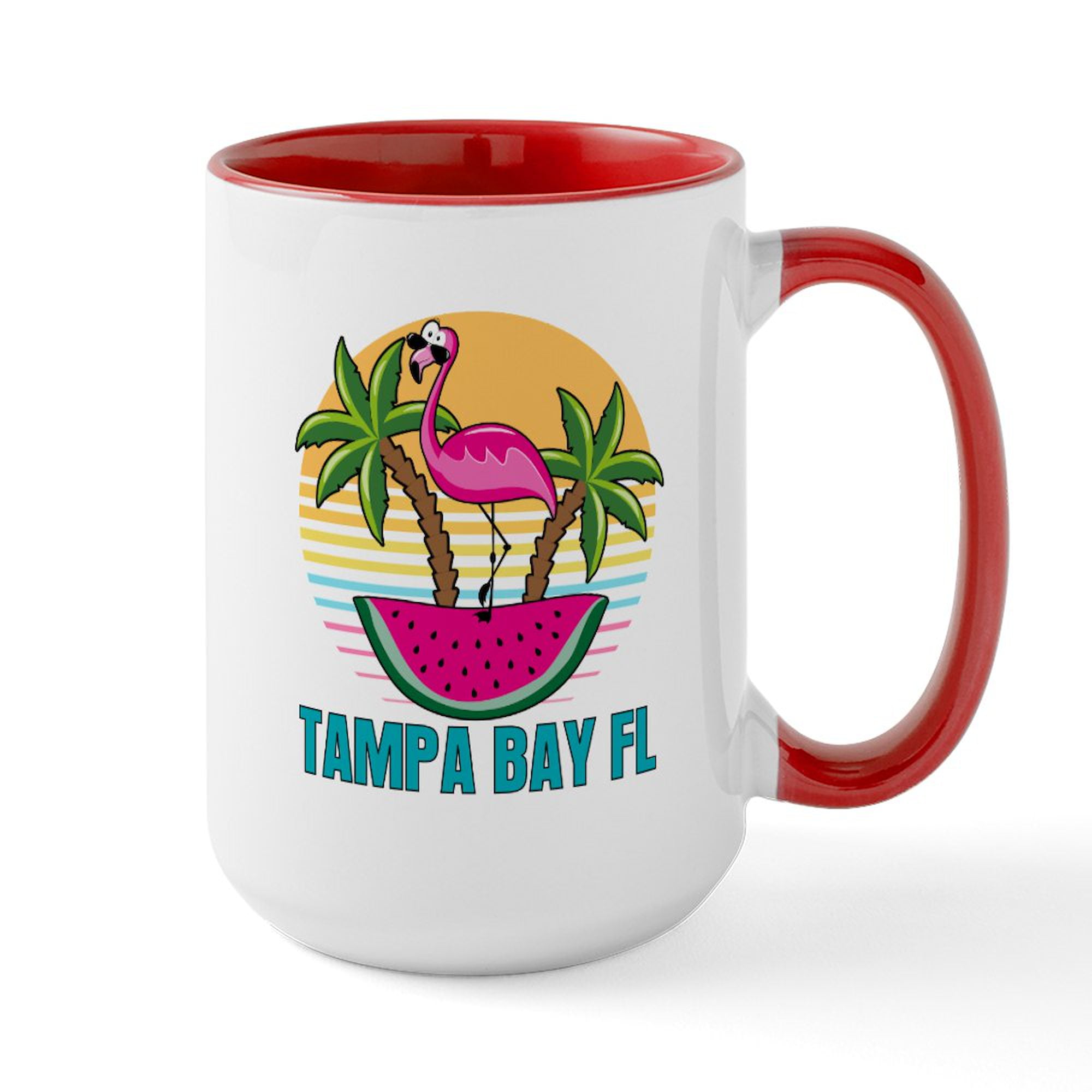 CafePress - Tampa Bay FL 15 Oz Ceramic Large Mug - 15 oz Ceramic Large ...