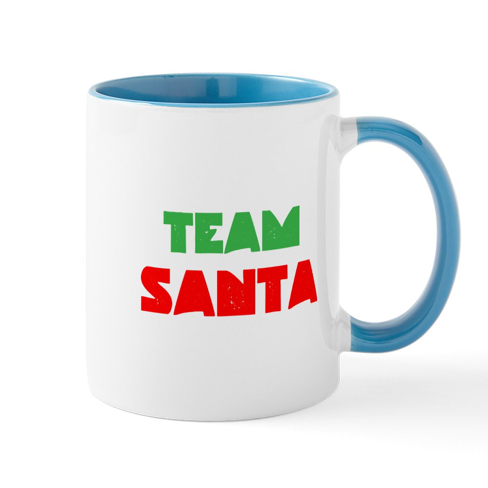 CafePress - Team Santa Mugs - 11 oz Ceramic Mug - Novelty Coffee Tea ...