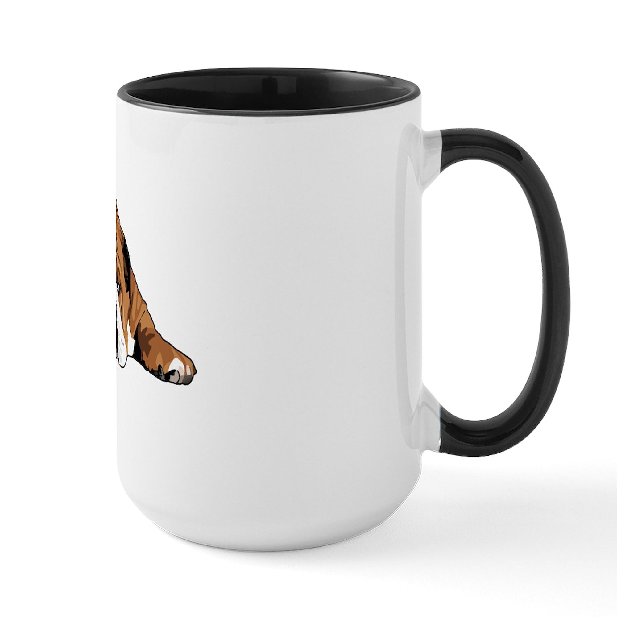 CafePress - Teddy The English Bulldog Large Mug - 15 oz Ceramic Large ...