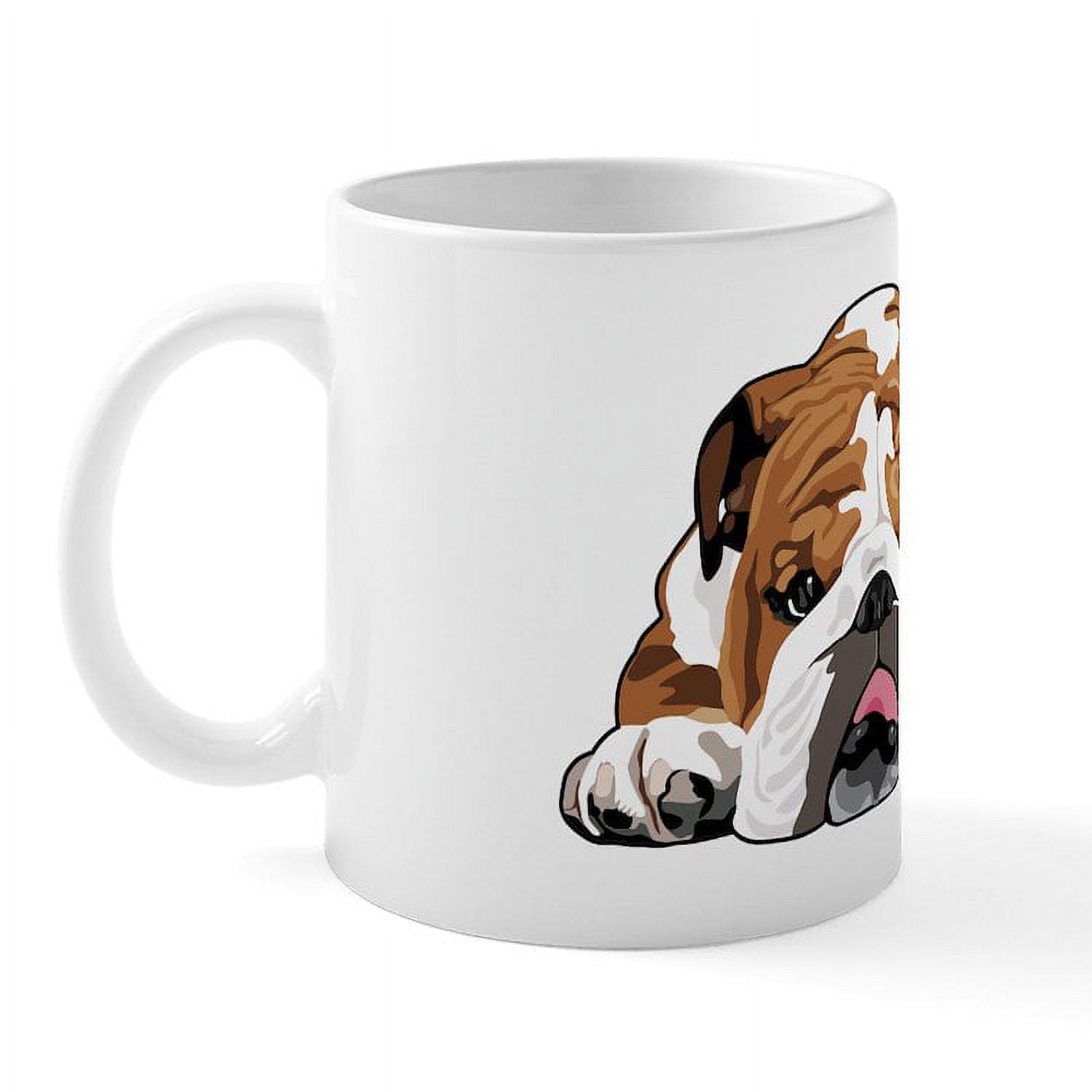 CafePress - Teddy The English Bulldog Mug - 11 oz Ceramic Mug - Novelty ...