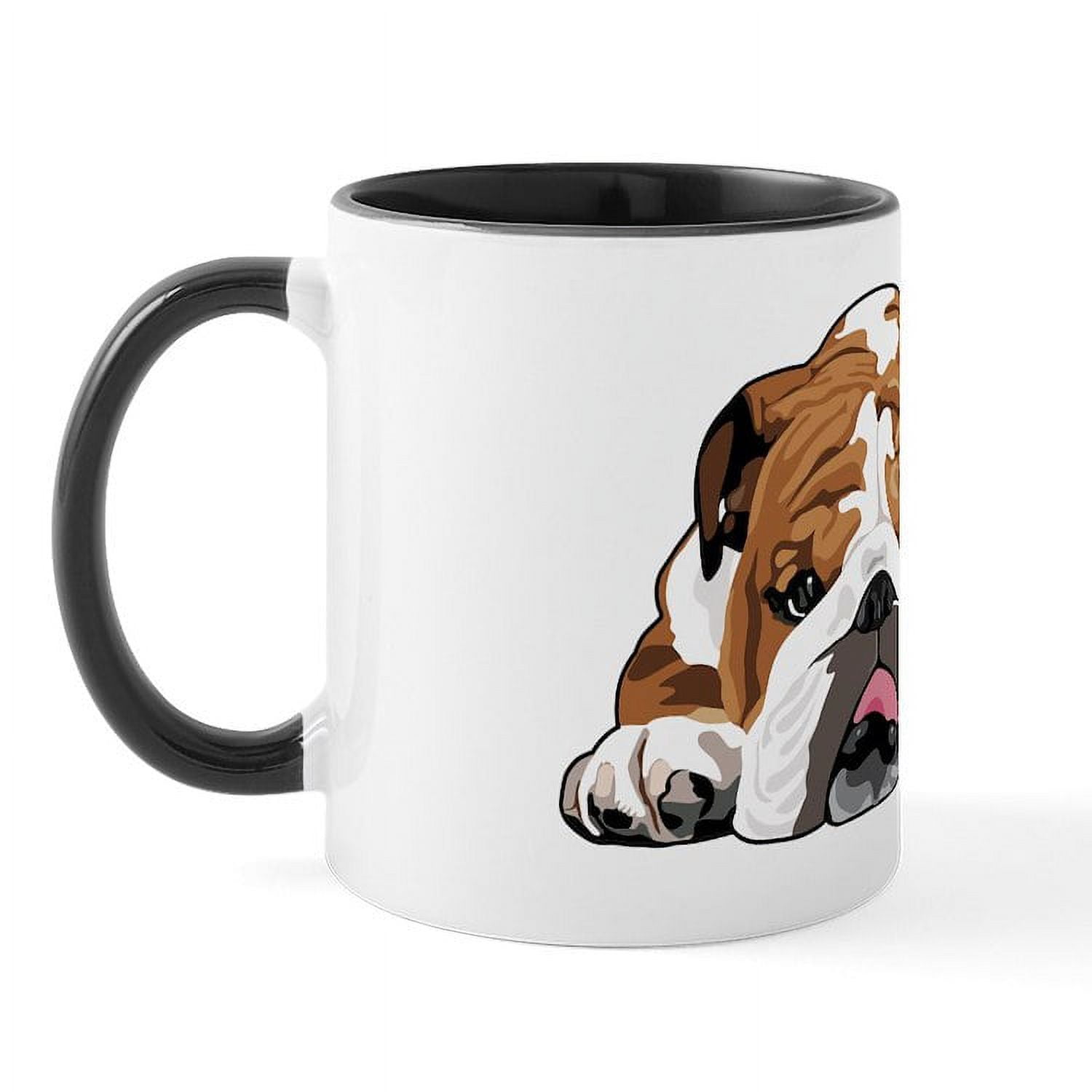CafePress - Teddy The English Bulldog Mug - 11 oz Ceramic Mug - Novelty ...
