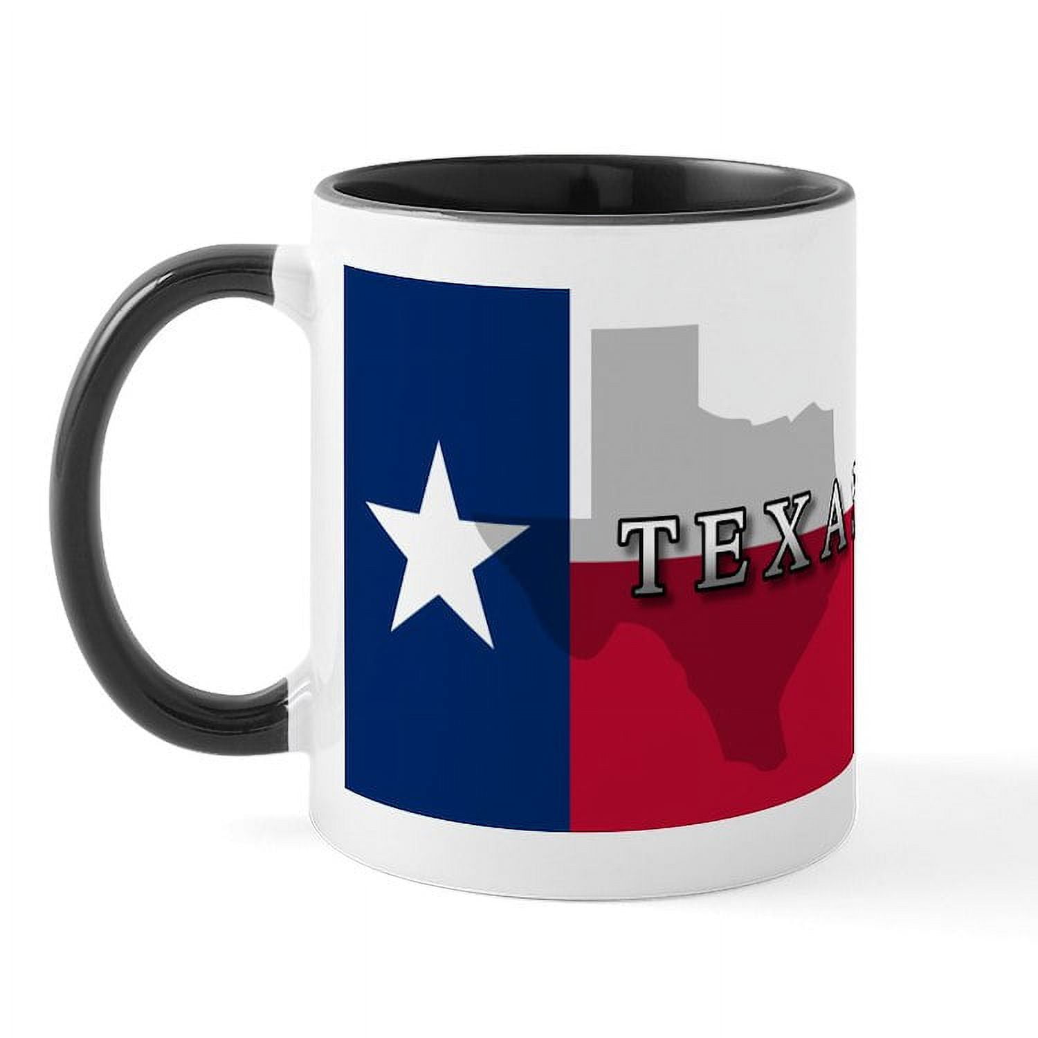 CafePress - Texas Flag Extra Mug - 11 oz Ceramic Mug - Novelty Coffee ...