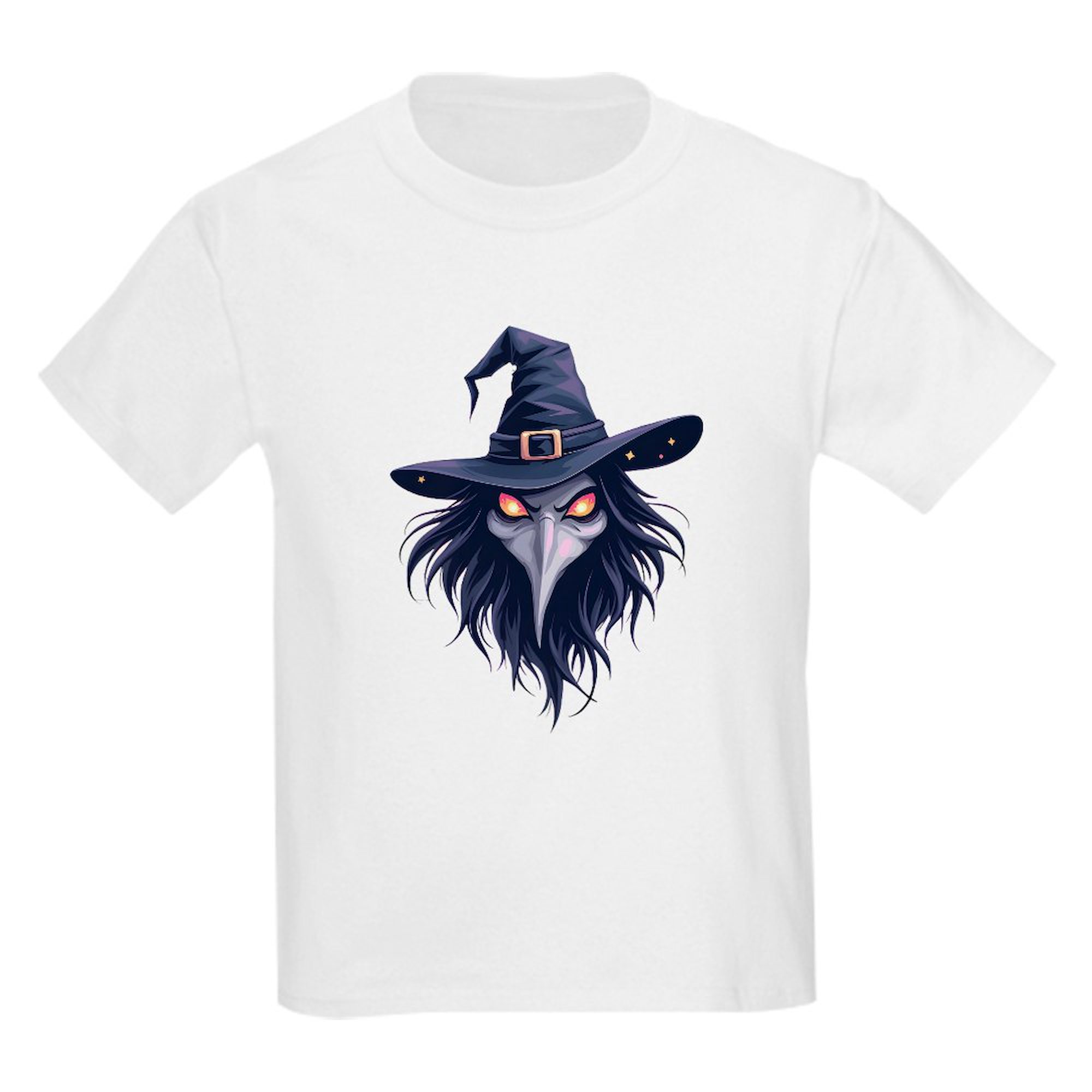 CafePress - The Face Of An Evil Kids T Shirt - Light Classic Kids ...