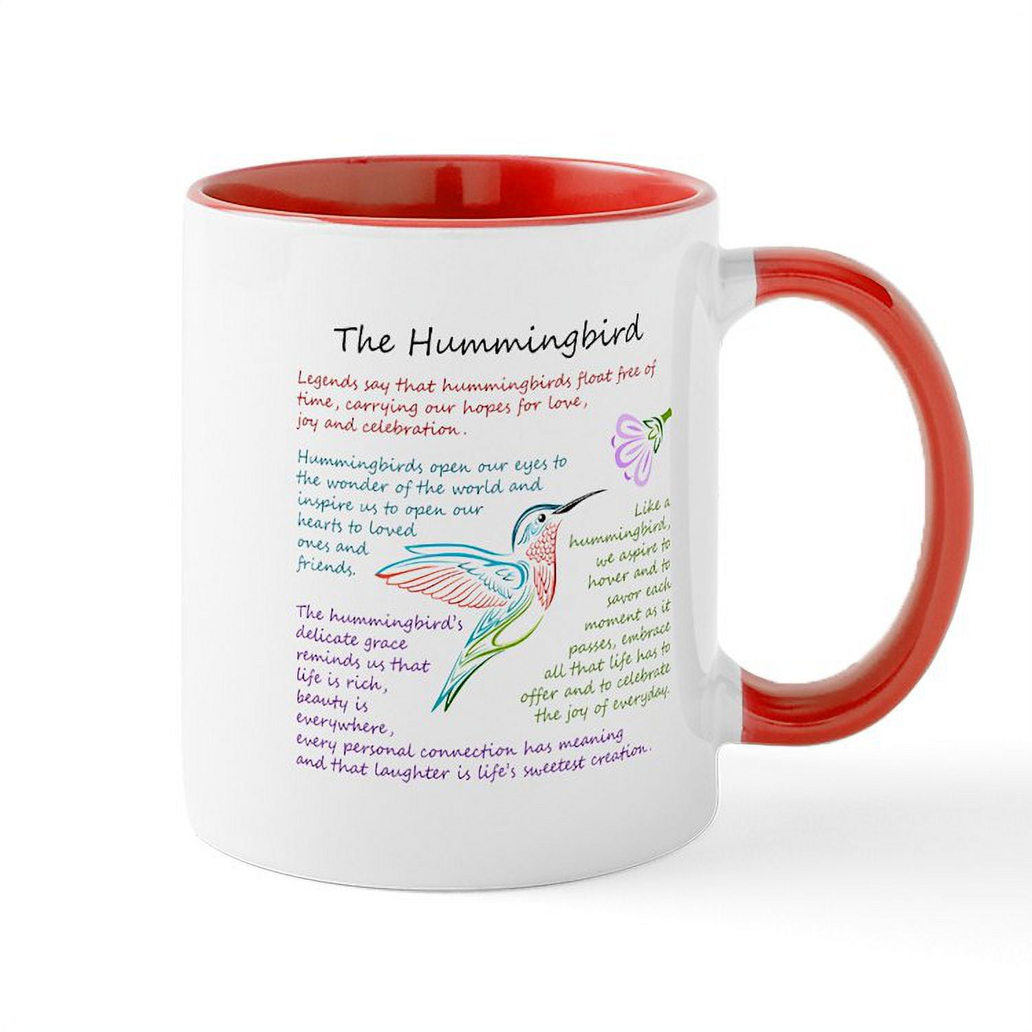 CafePress - The Hummingbird Mugs - 11 oz Ceramic Mug - Novelty Coffee ...