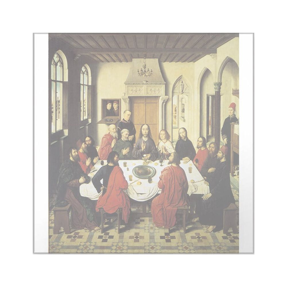 CafePress - The Last Supper Square Sticker 3 X 3 - Square Sticker 3" x ...