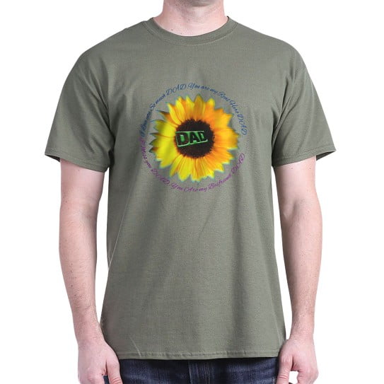 CafePress - The Original Sunflower Dad – Est. Legend Men's Value T ...