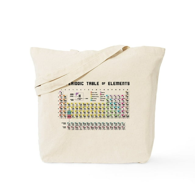 CafePress - The Periodic Table Of Elements Tote Bag - Natural Canvas ...