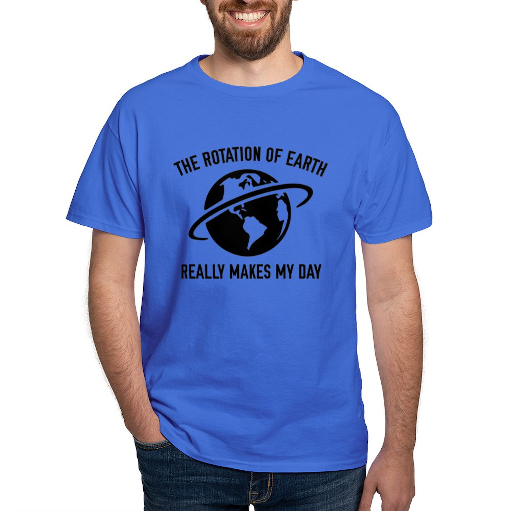 CafePress - The Rotation Of The Earth Dark T Shirt - Men's Classic ...