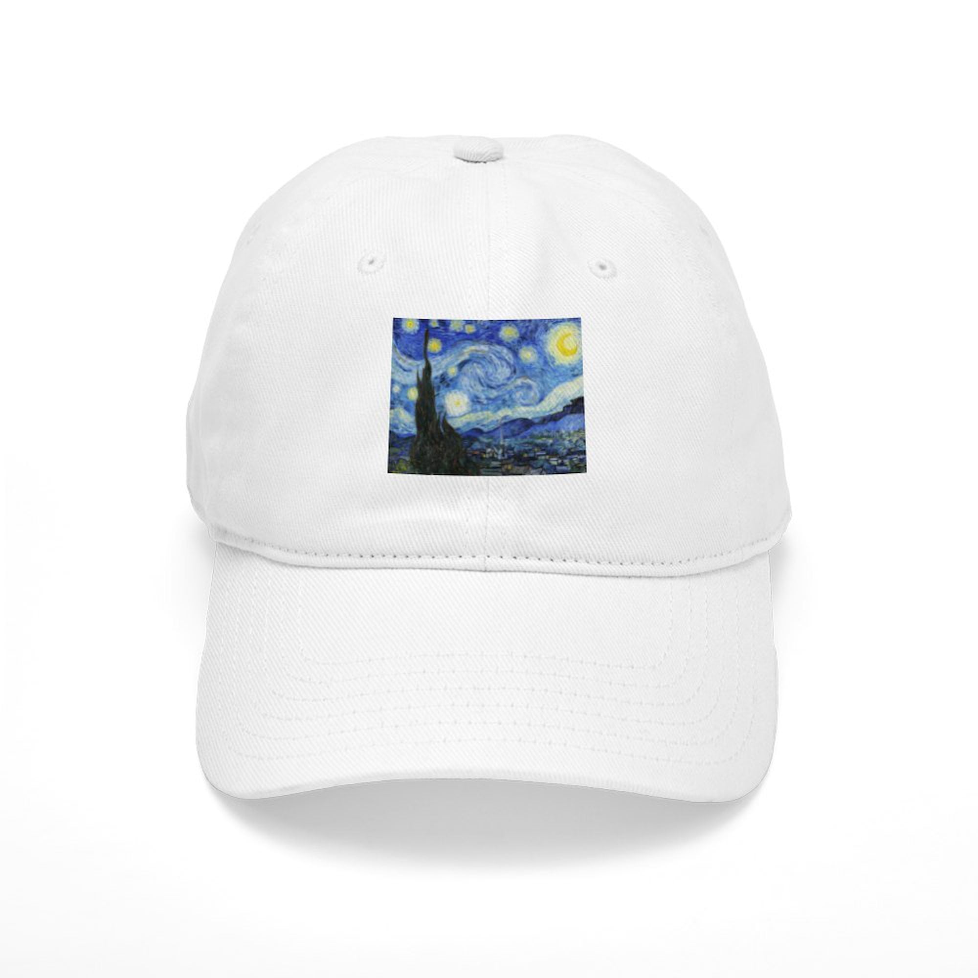 CafePress - The Starry Night By Vincent Van Gogh Cap - Adjustable 100% ...