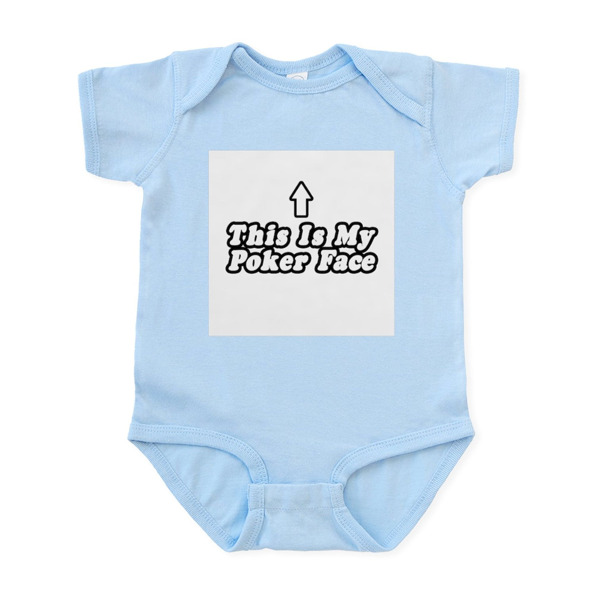 CafePress - This Is My Poker Face Infant Bodysuit - Baby Light Bodysuit ...