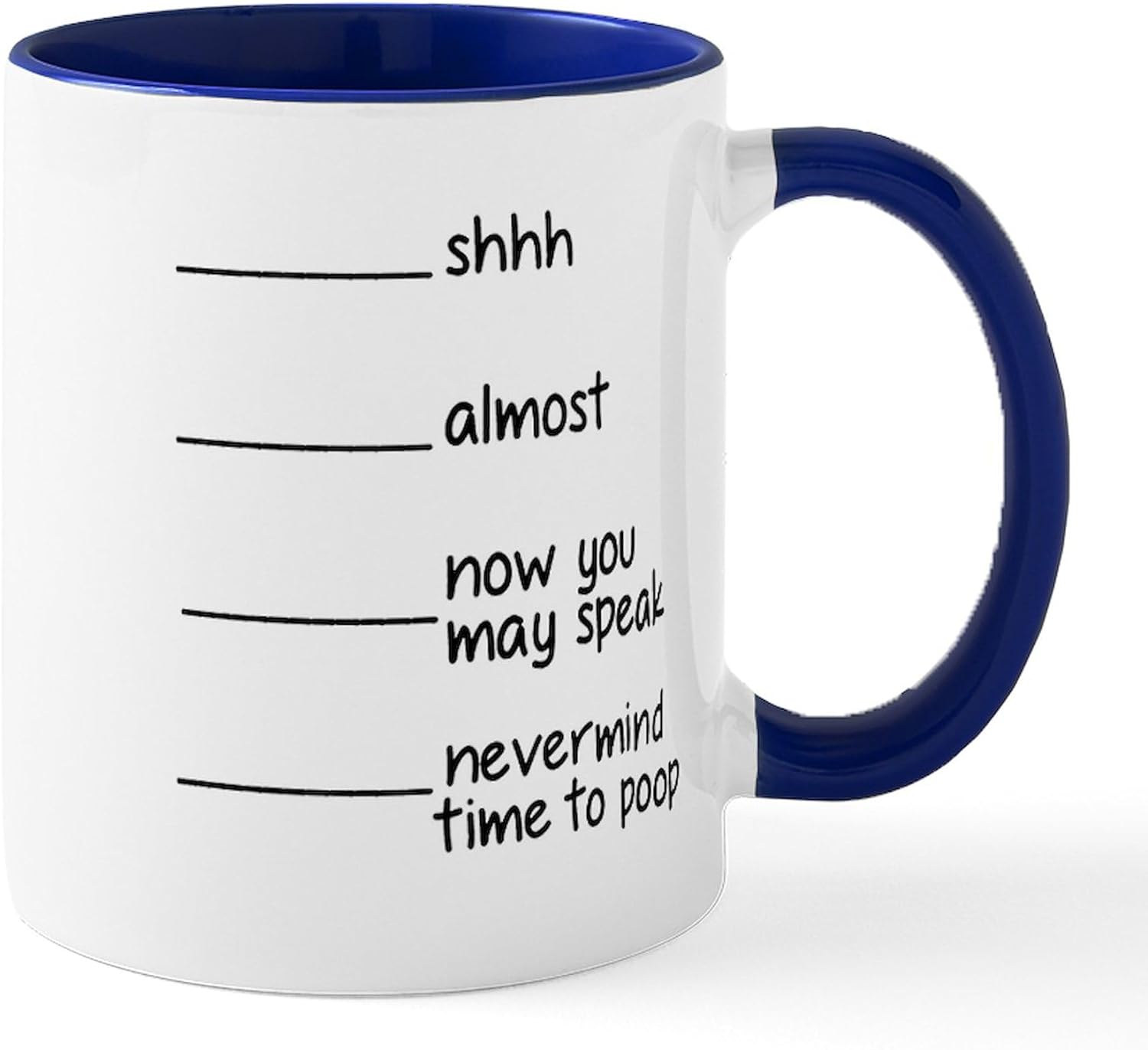 CafePress Time To Poop Mugs 11 oz (111 ml) Ceramic Coffee Mug - Walmart.com