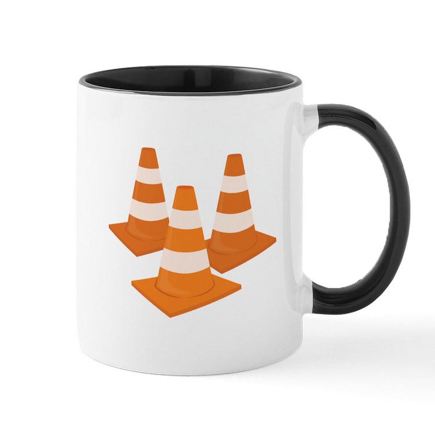CafePress - Traffic Cones Mugs - 11 oz Ceramic Mug - Novelty Coffee Tea ...