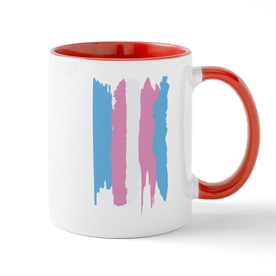 CafePress - Trans Pride Flag Transgender Trans Pride Shirt Fla - 11 oz ...