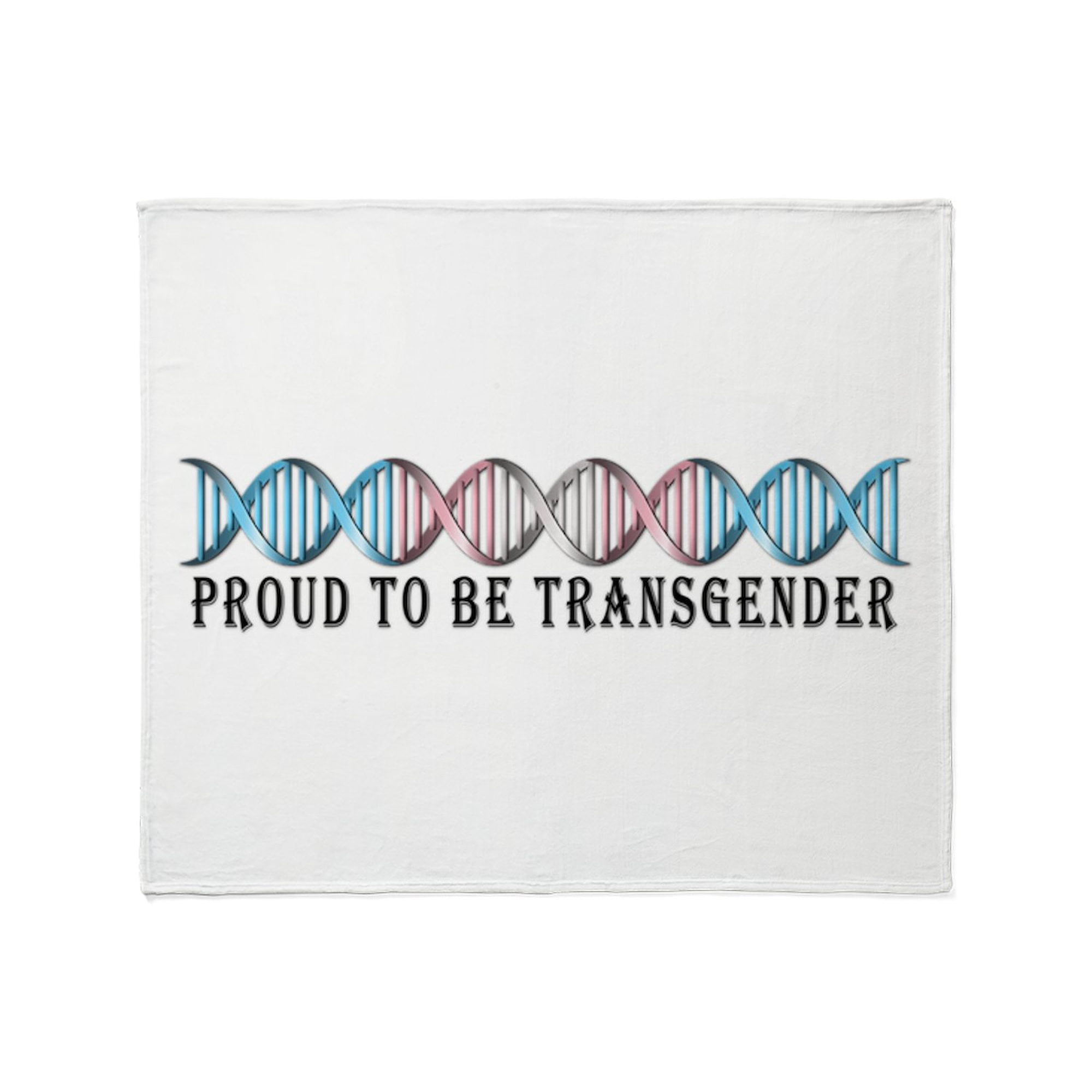 CafePress - Transgender Pride DNA Throw Blanket - Soft Fleece Throw ...