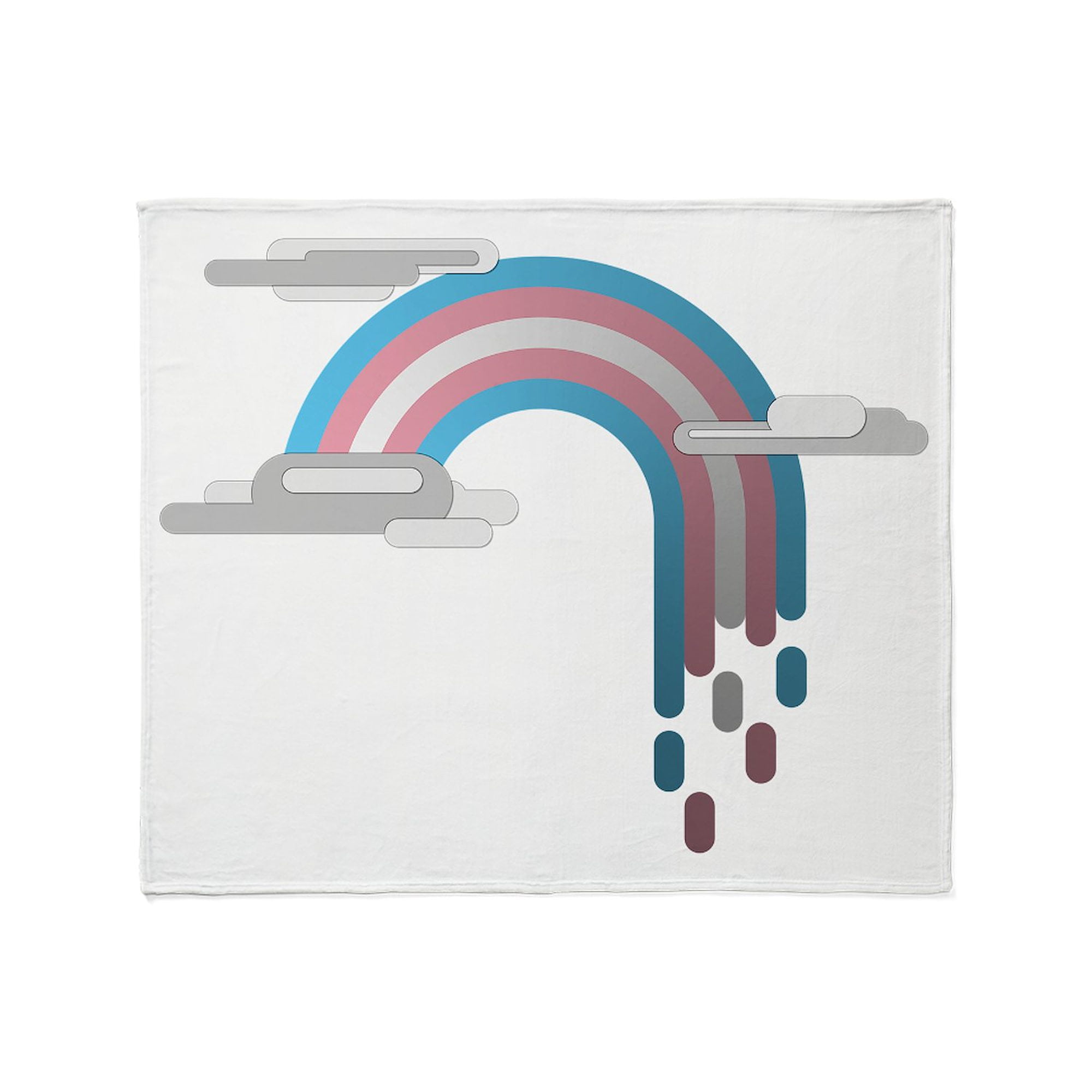 CafePress - Transgender Pride Flag Minimalist Drip Rainbow Des - Soft ...