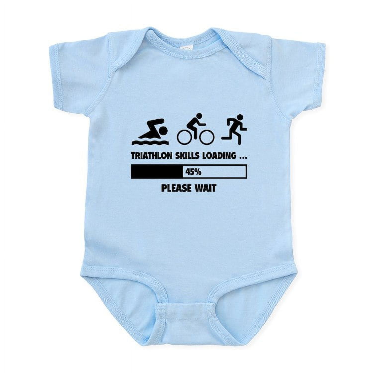 CafePress - Triathlon Skills Loading Infant Bodysuit - Baby Light ...