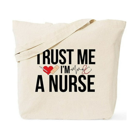 CafePress - Trust Me I'm A Nurse Tote Bag - Unisex Canvas Tote Bag ...