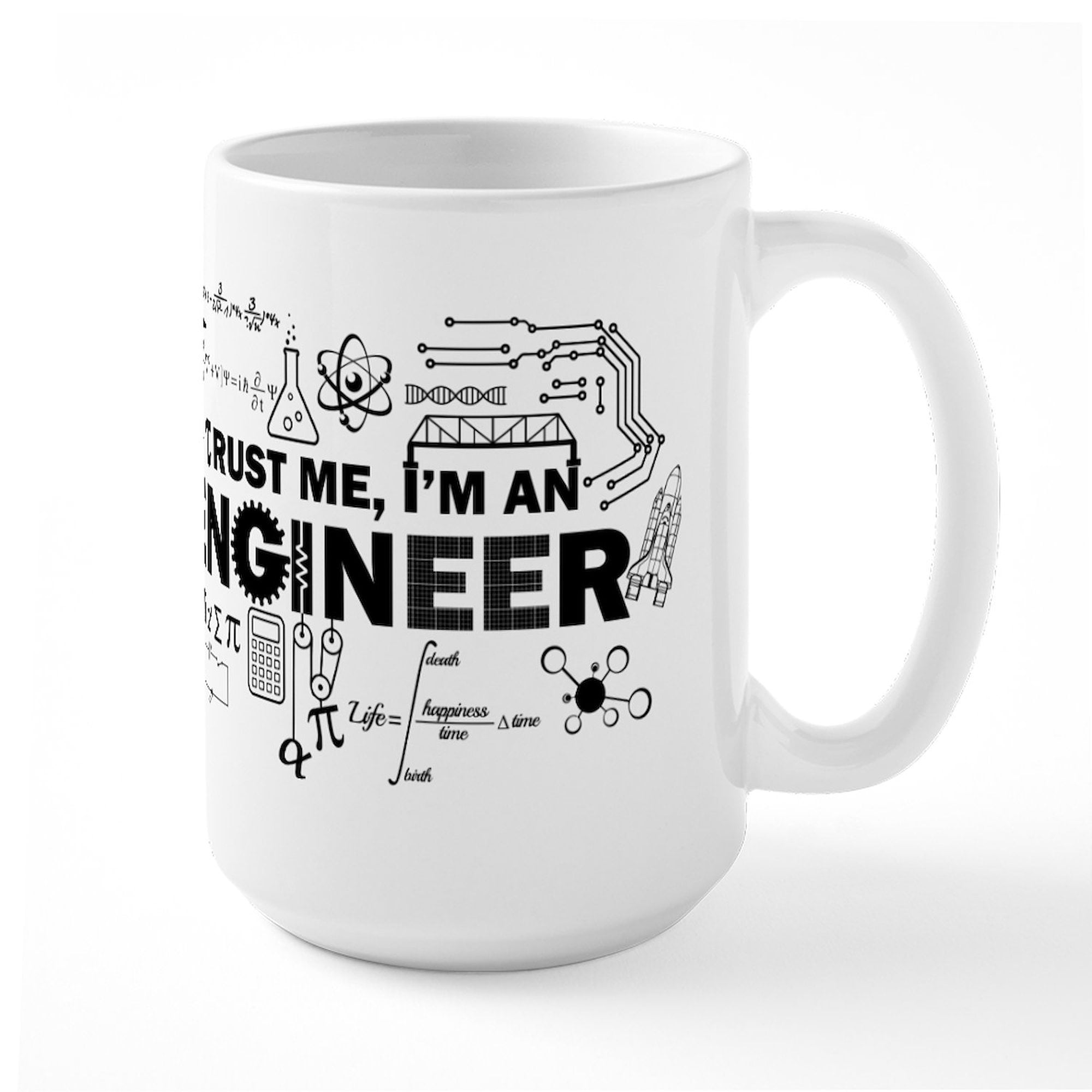 CafePress - Trust Me I'm An Engineer Mugs - 15 oz Ceramic Large White ...