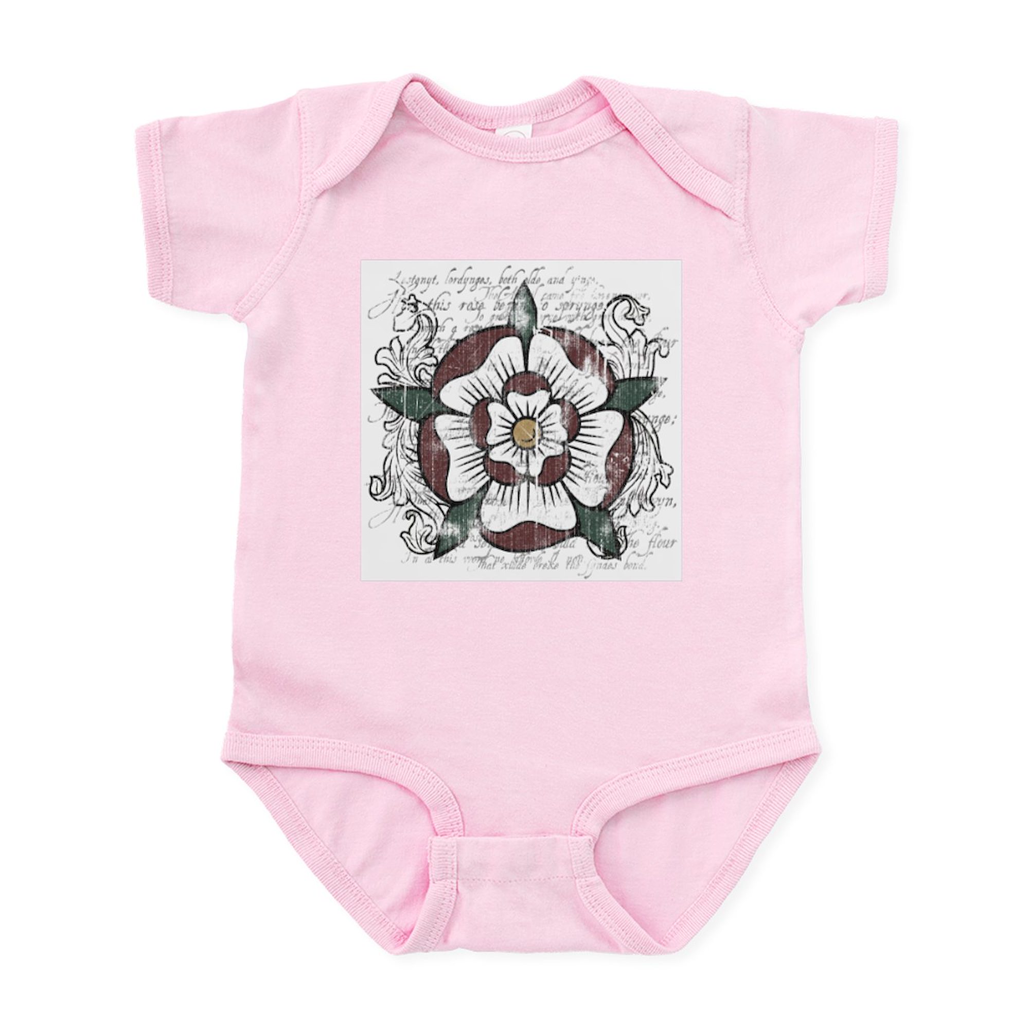 CafePress - Tudor Rose Infant Bodysuit - Baby Light Bodysuit, Size ...