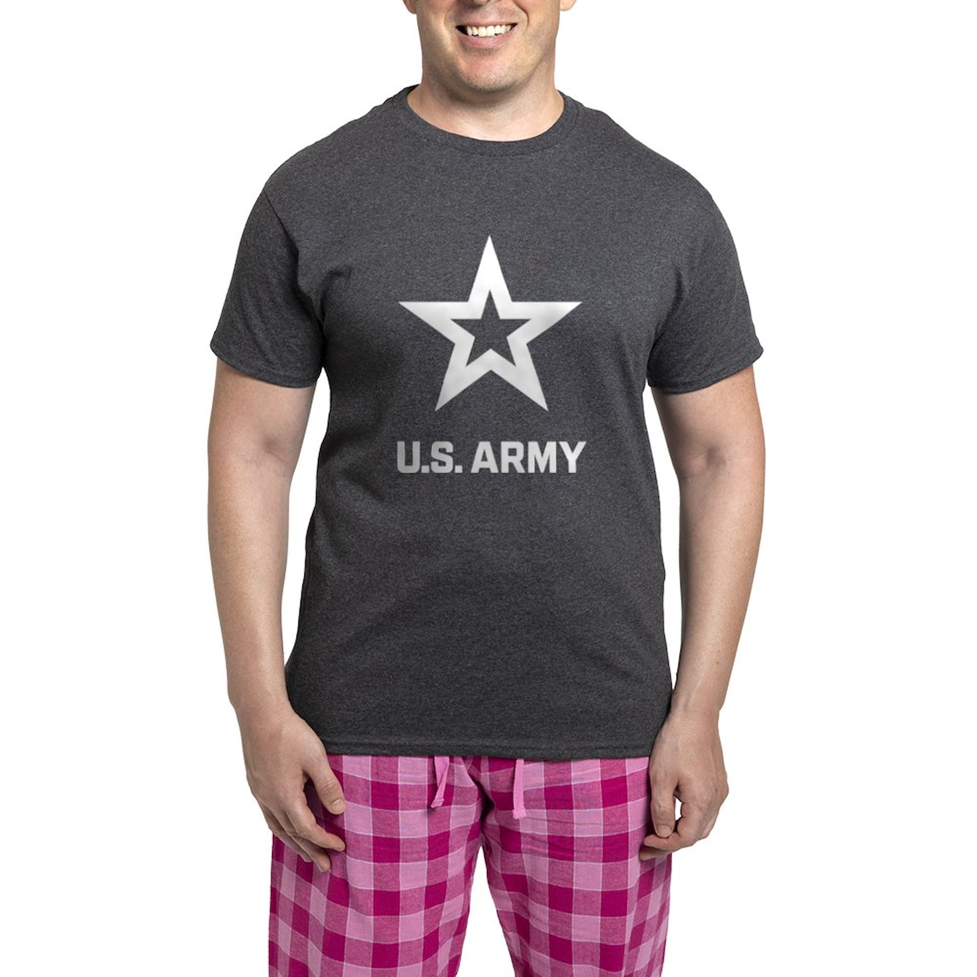 CafePress - U.S. Army® White Logo - Men's Loose Fit, Cotton - 2 Piece ...