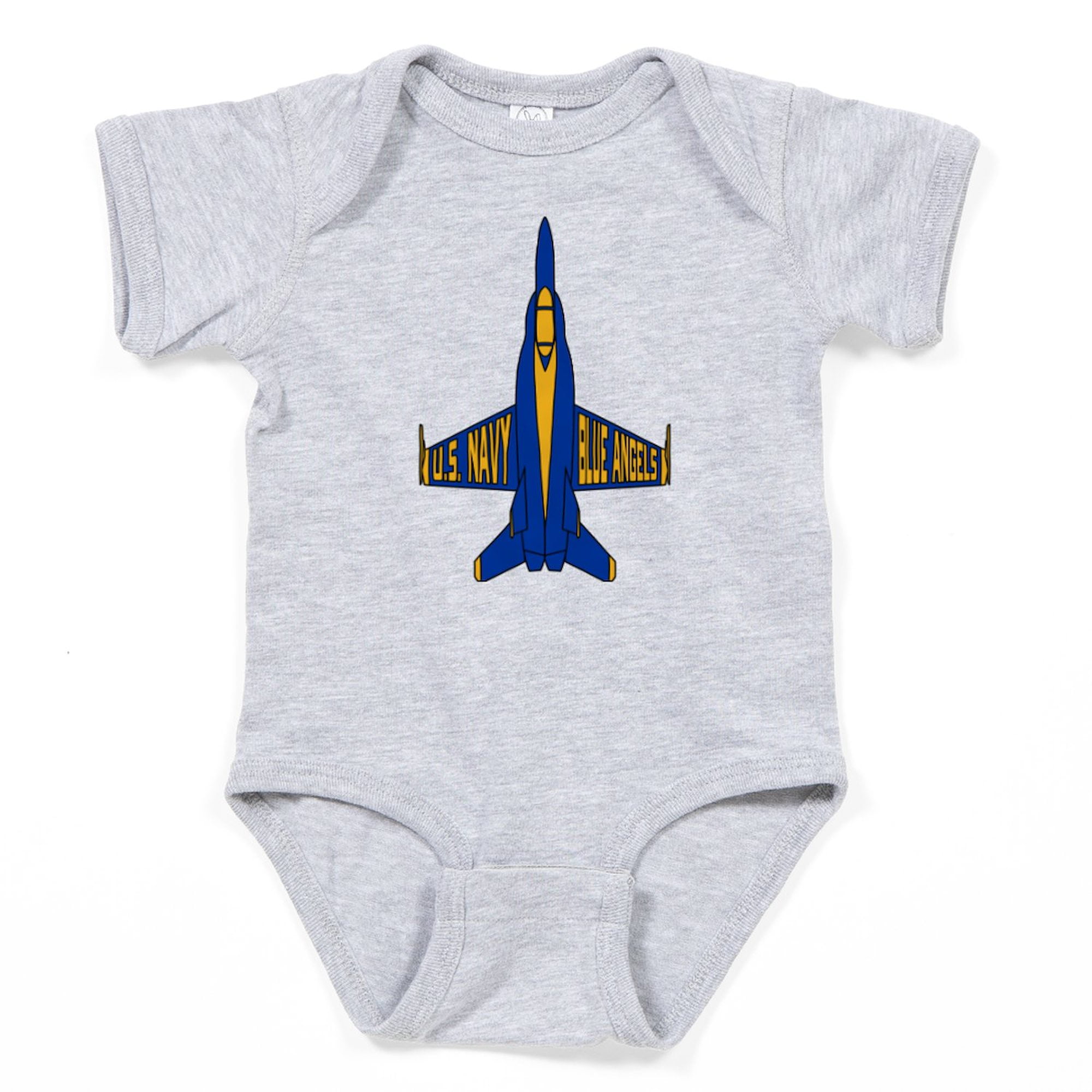 CafePress - U.S. Navy Blue Angels Jet - Cute Infant Bodysuit Baby ...
