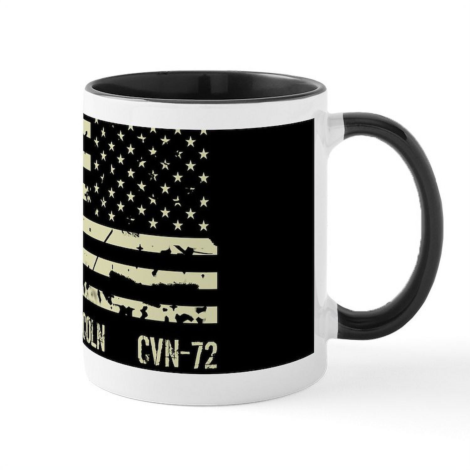 CafePress - USS Abraham Lincoln Mugs - 11 oz Ceramic Mug - Novelty ...
