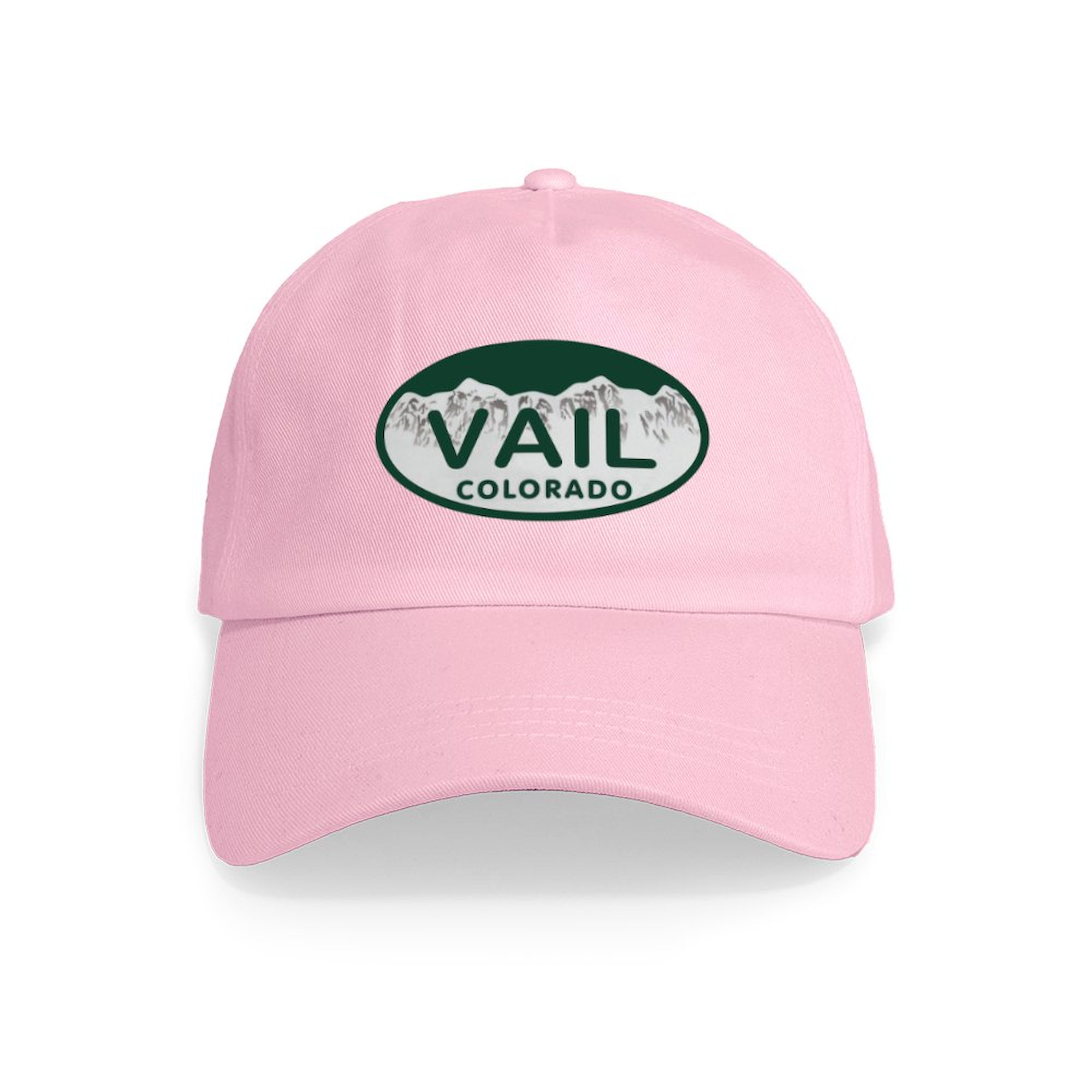 CafePress - Vail Colo License Plate Cap - Adjustable 100% Brushed ...