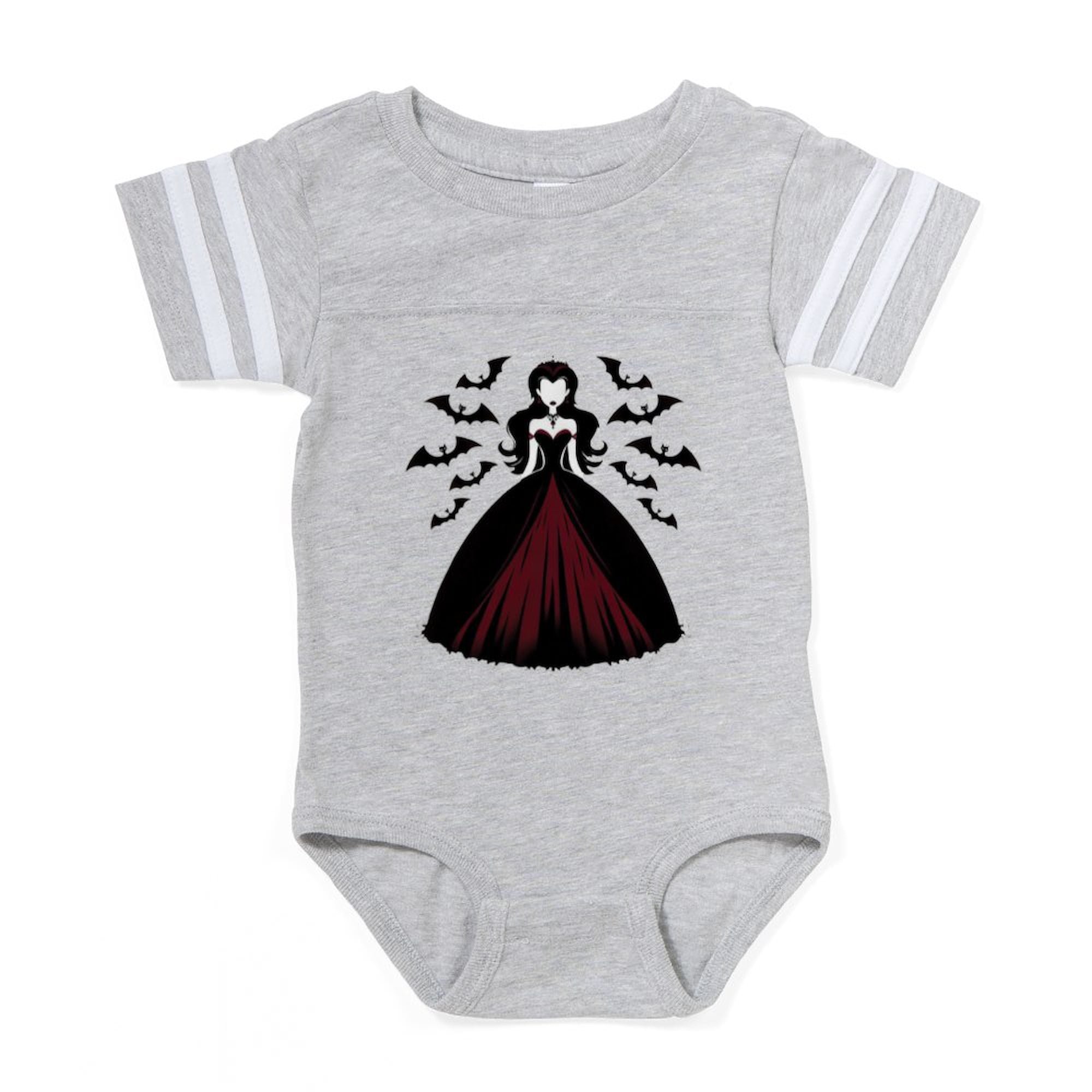 CafePress - Vampire Queen - Cute Infant Baby Football Bodysuit ...