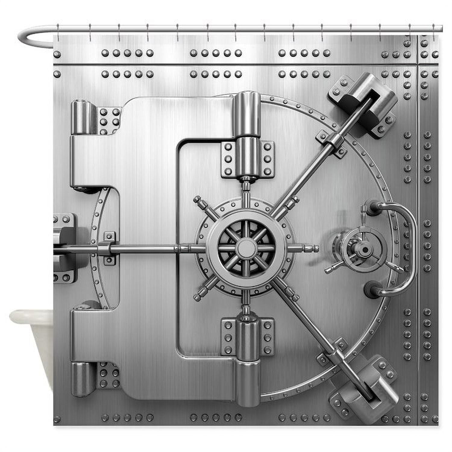 CafePress - Vault Door - Unique Fabric Shower Curtain 70" x 72 ...
