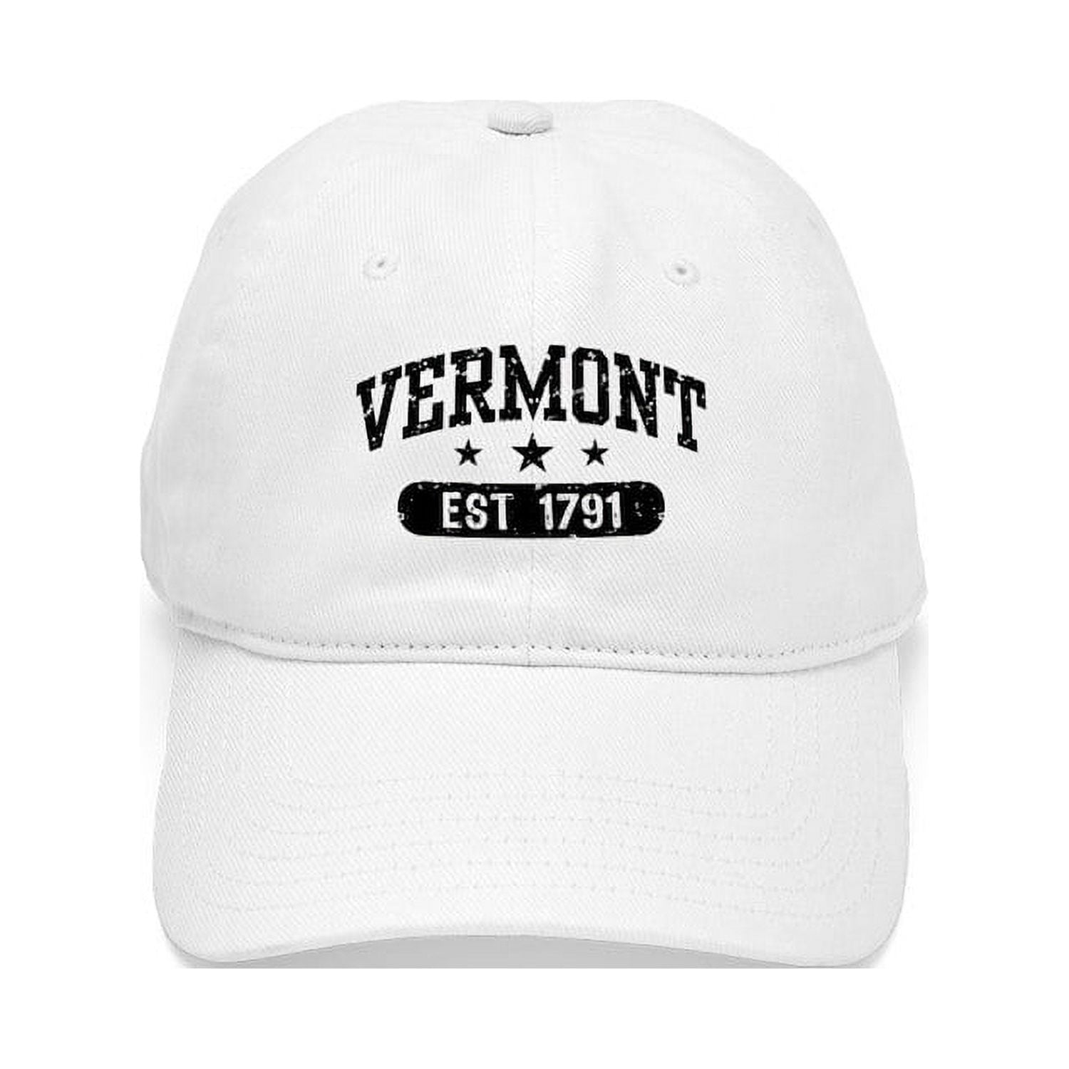CafePress - Vermont Est. 1791 Cap - Printed Adjustable Baseball Hat ...