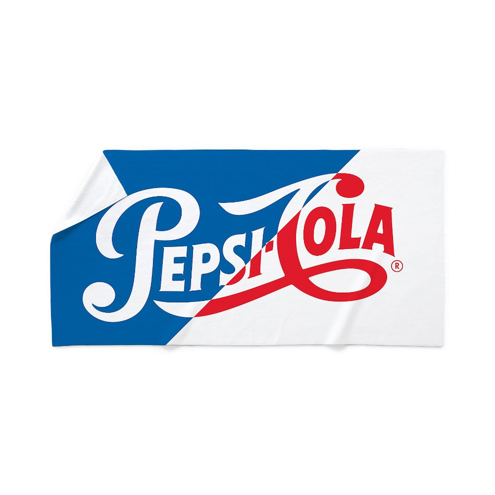 CafePress - Vintage Pepsi Split - Large Beach Towel, Soft 30"x60" Towel ...