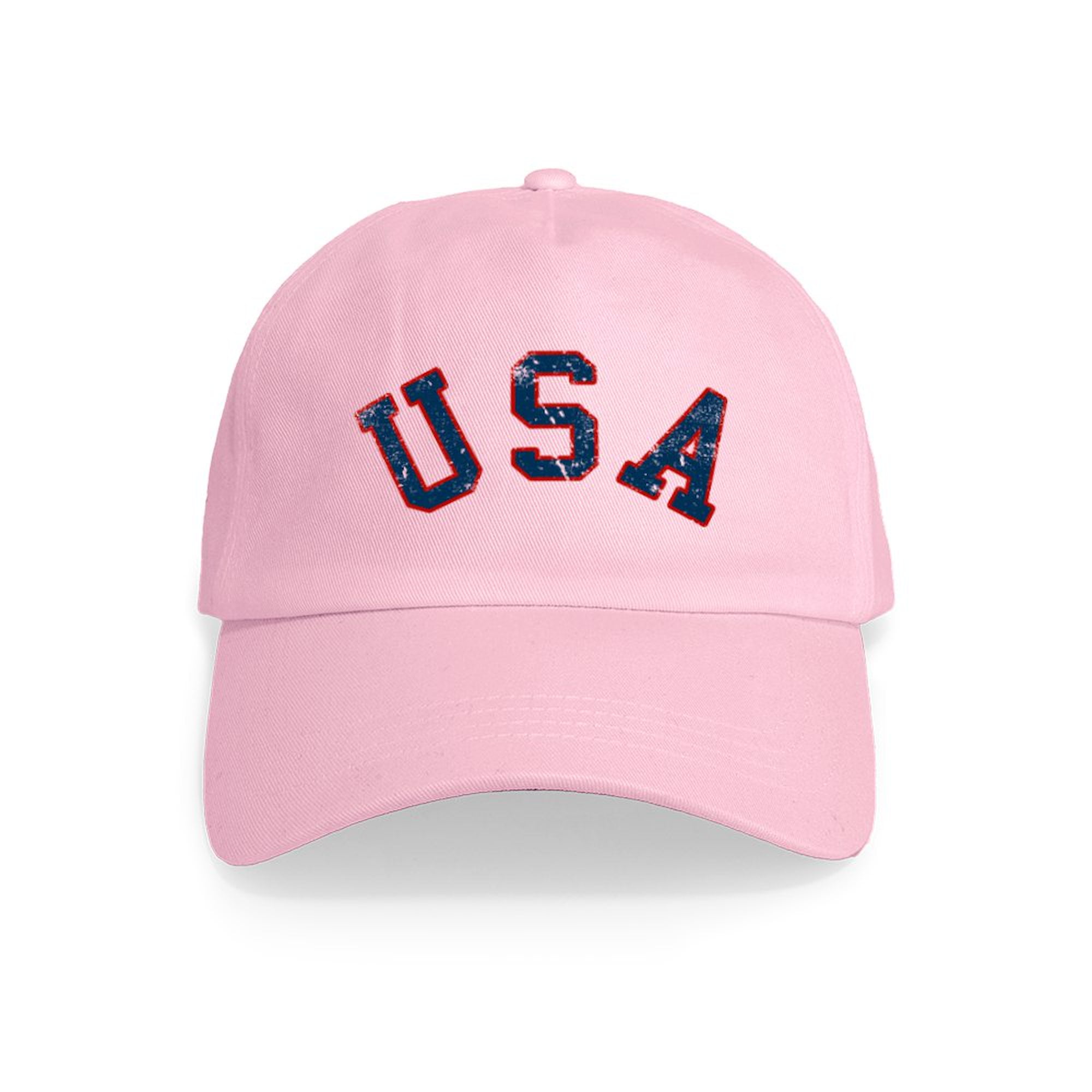 CafePress - Vintage Team USA Cap - Adjustable 100% Brushed Unisex Casual Cotton Baseball Cap ...