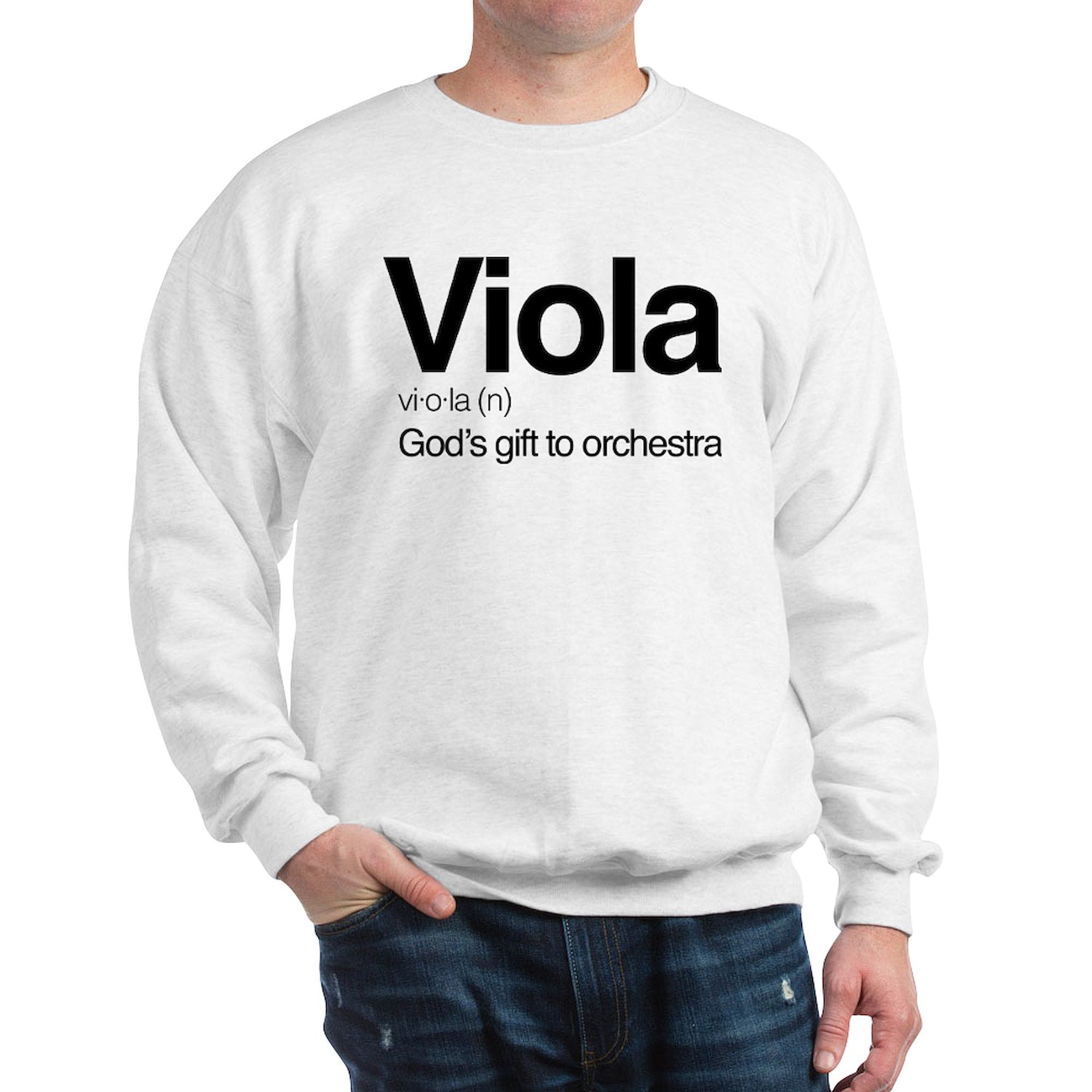 CafePress - Viola Definition Sweatshirt - Crew Neck Sweatshirt ...