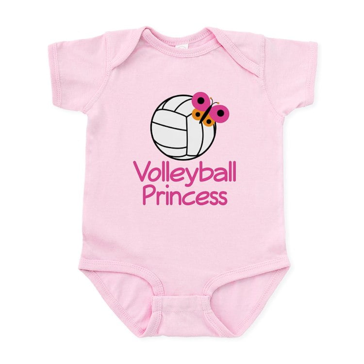 CafePress - Volleyball Princess Gift Infant Bodysuit - Baby Light ...