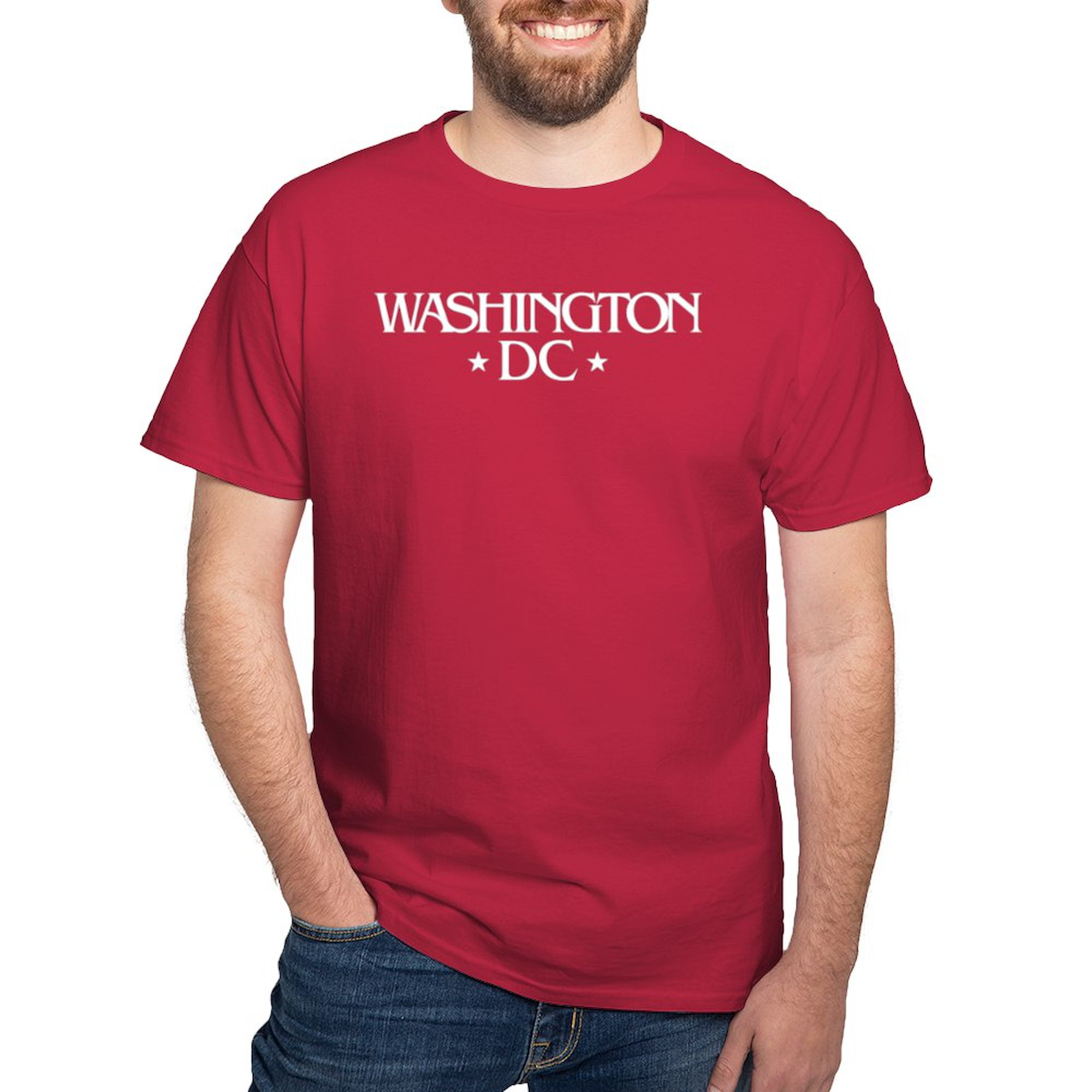 CafePress - Washington DC Dark T Shirt - Men's Classic Graphic Cotton T ...