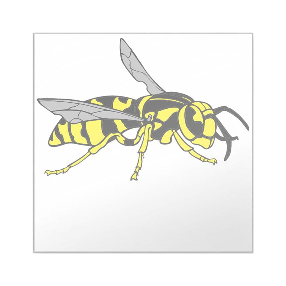 CafePress - Wasp Sticker - Square Sticker 3" x 3" - Walmart.com