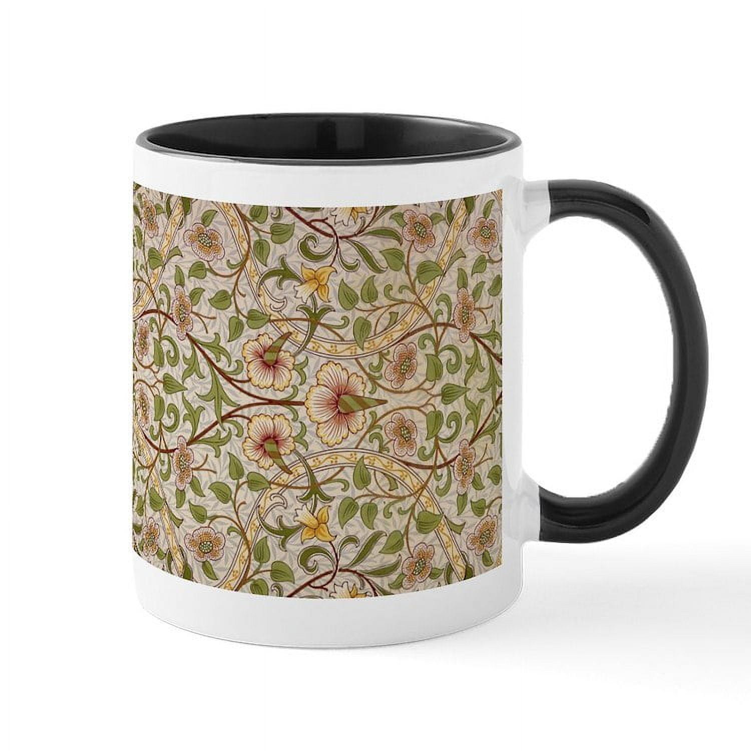 CafePress - William Morris Daffodil Mugs - 11 oz Ceramic Mug - Novelty ...